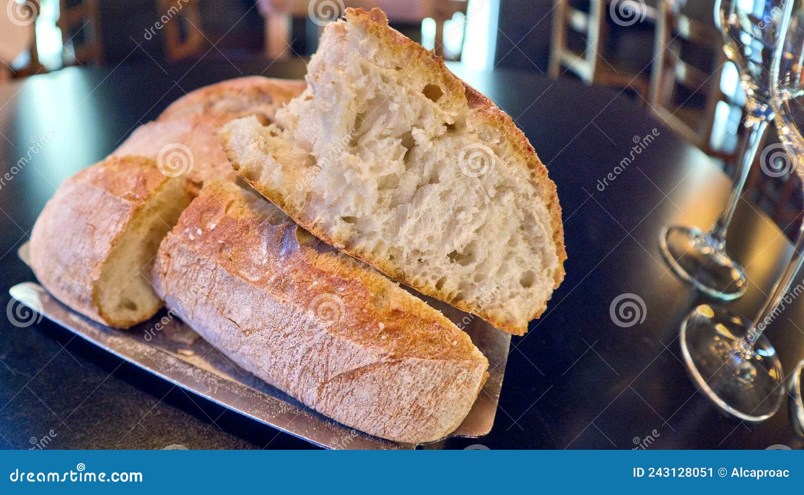 Bread Service stock image. Image of food, mediterranean - 243128051