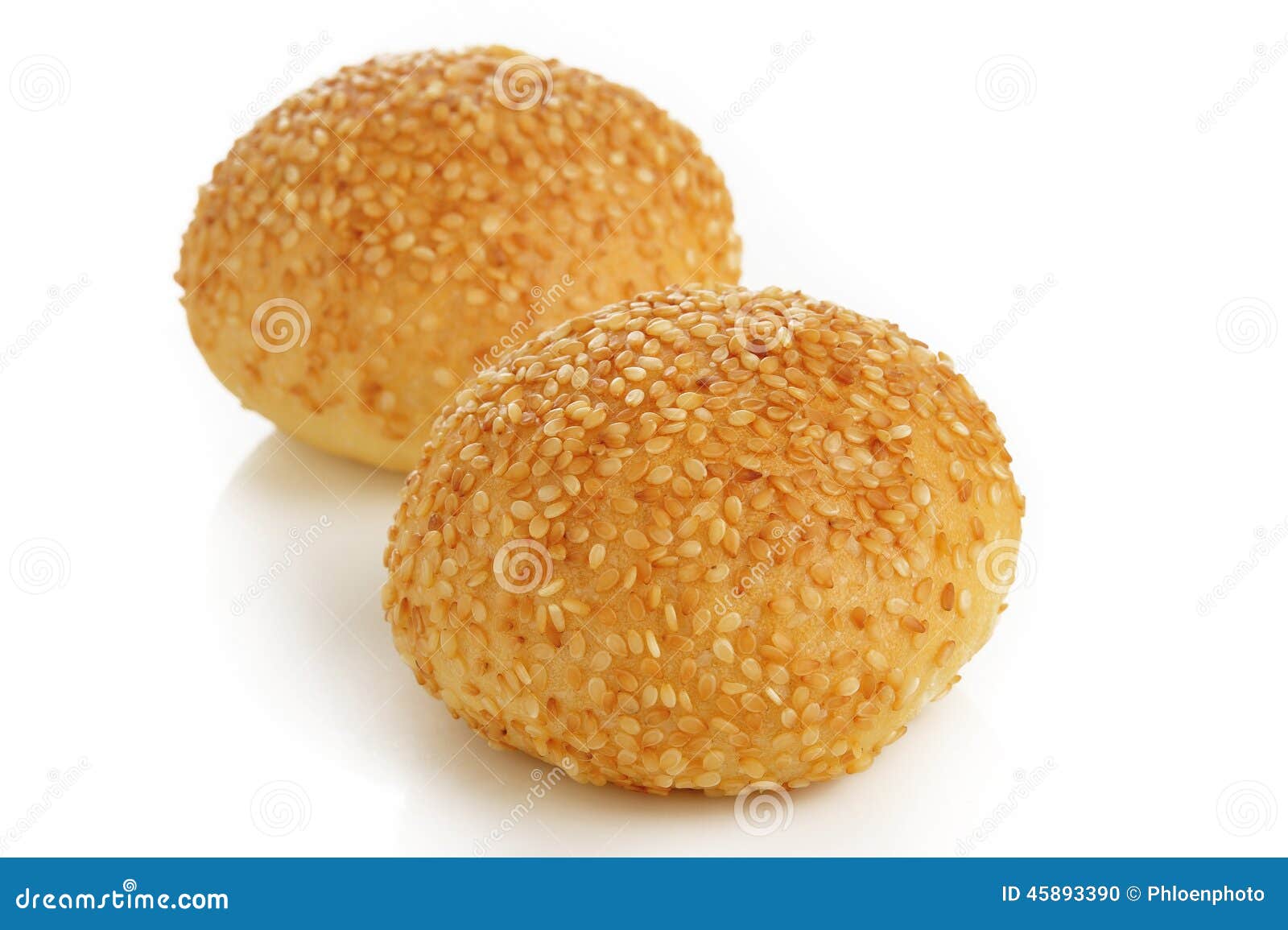 Bread with sesame stock photo. Image of round, fresh - 45893390