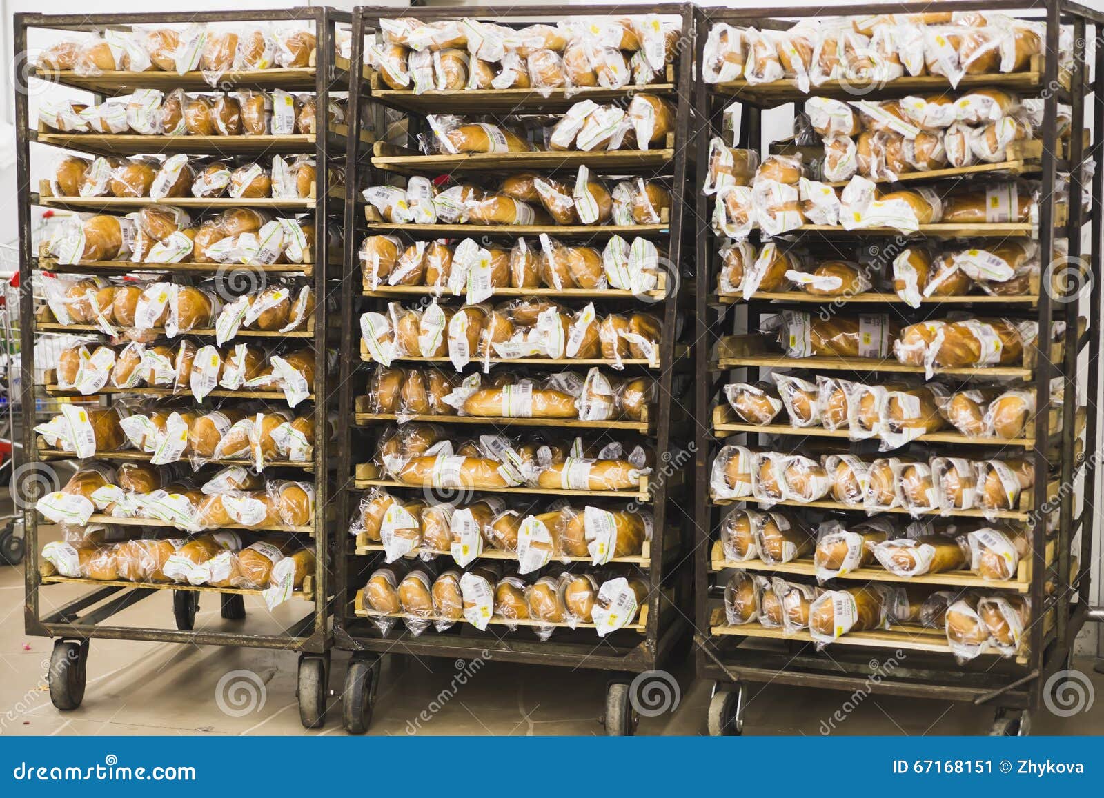 Bread Shelves in a Shop on Wheels Editorial Photo - Image of choose ...