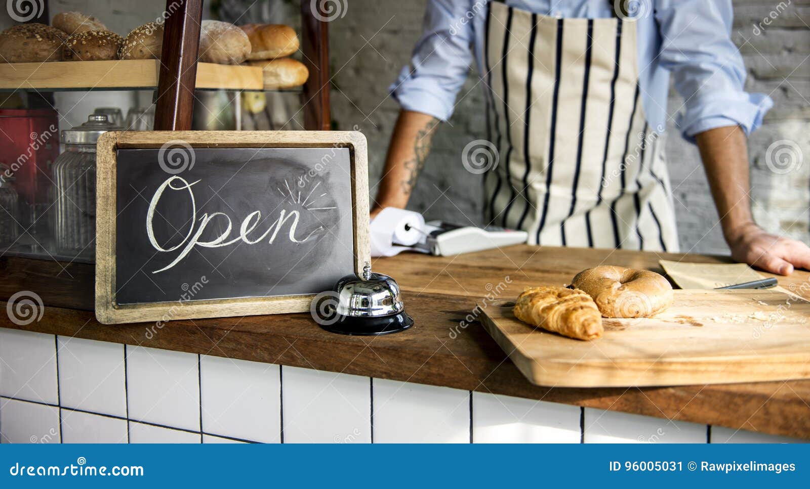 Bread Shop Bake Dough Flour Bakery Stock Image - Image of oven, bake ...
