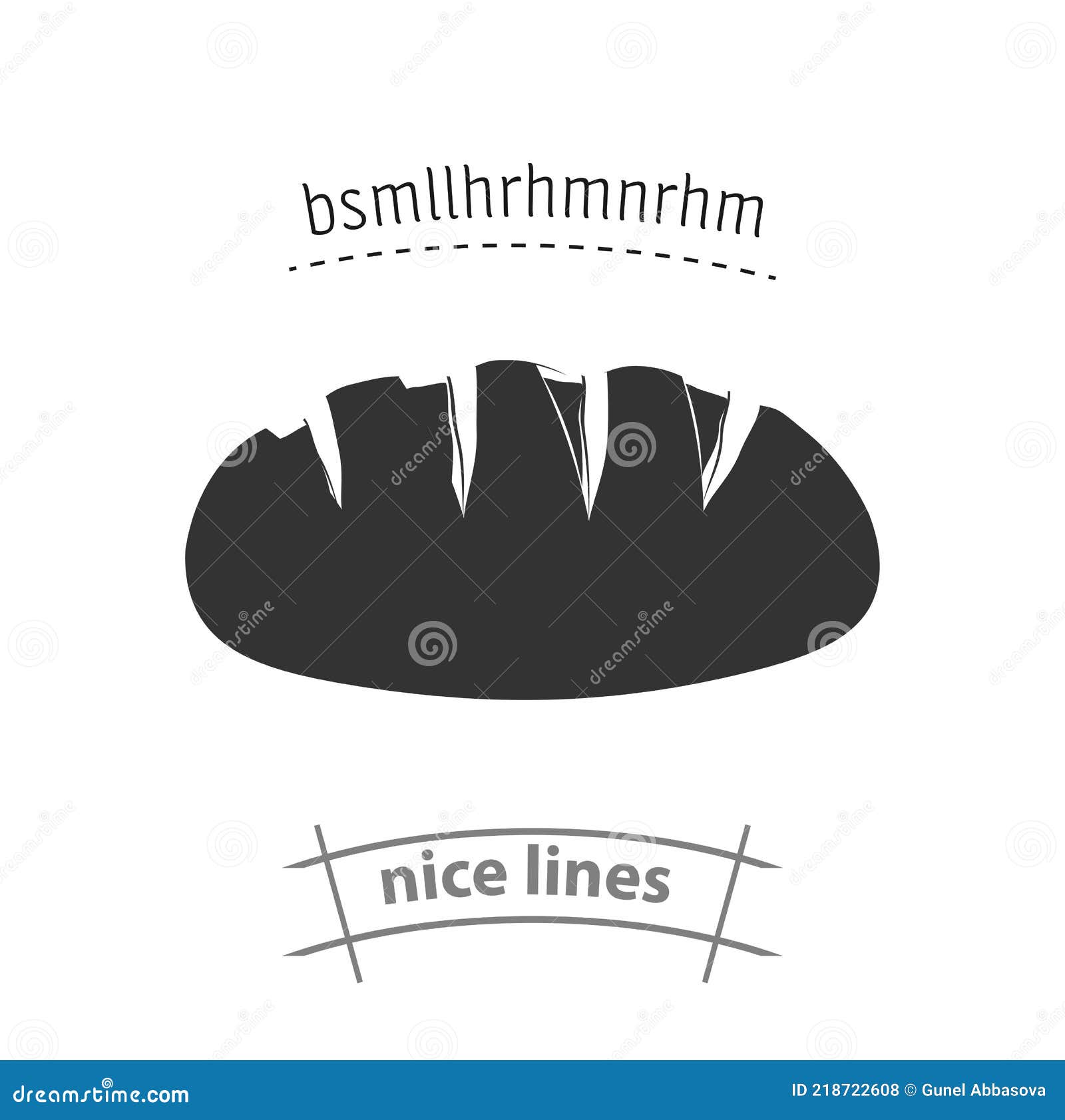 Bread Simple Icon. Bread Icon Stock Vector - Illustration of donut ...