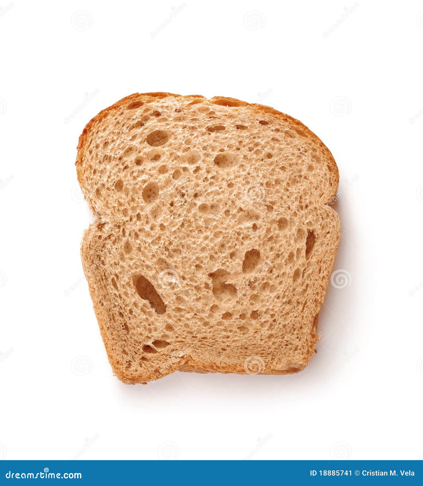 Bread slice stock image. Image of toast, brown, grain - 18885741