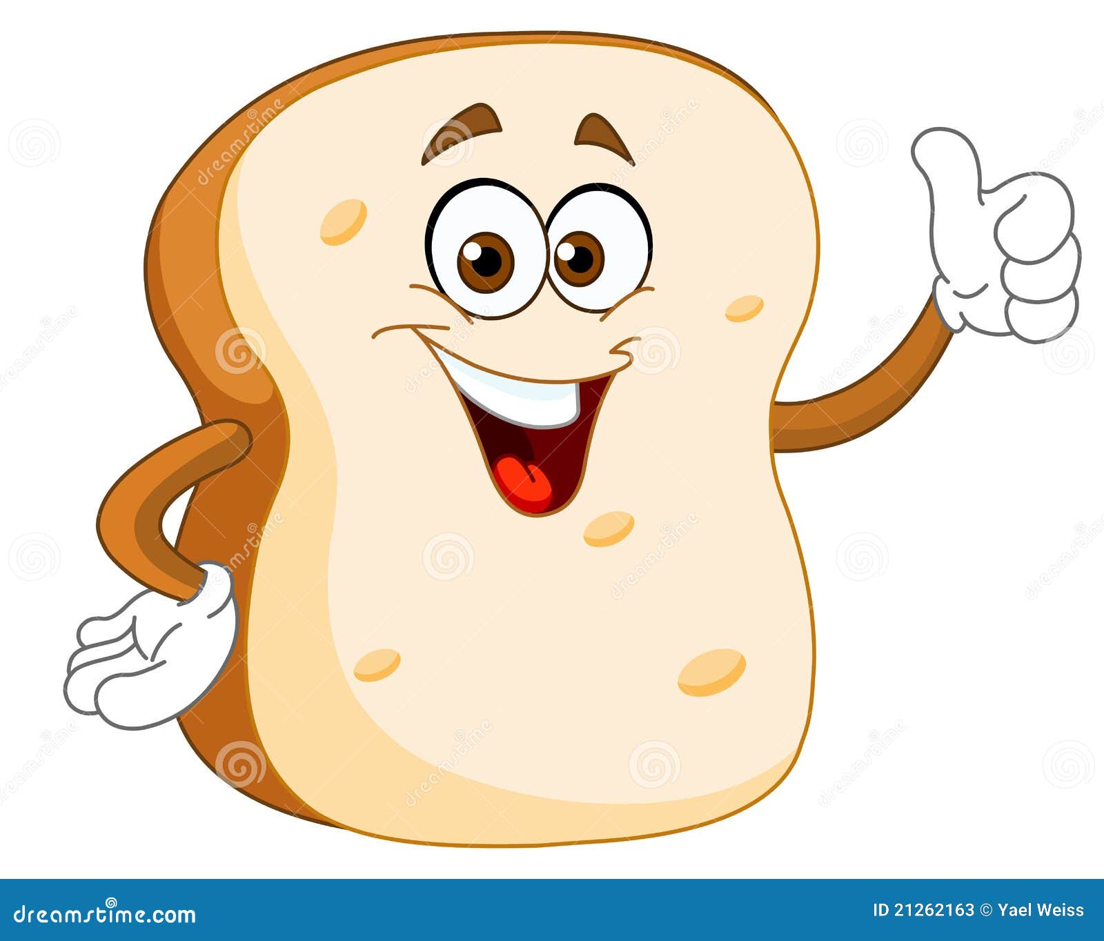 Bread Slice Cartoon Stock Photos - Image: 21262163