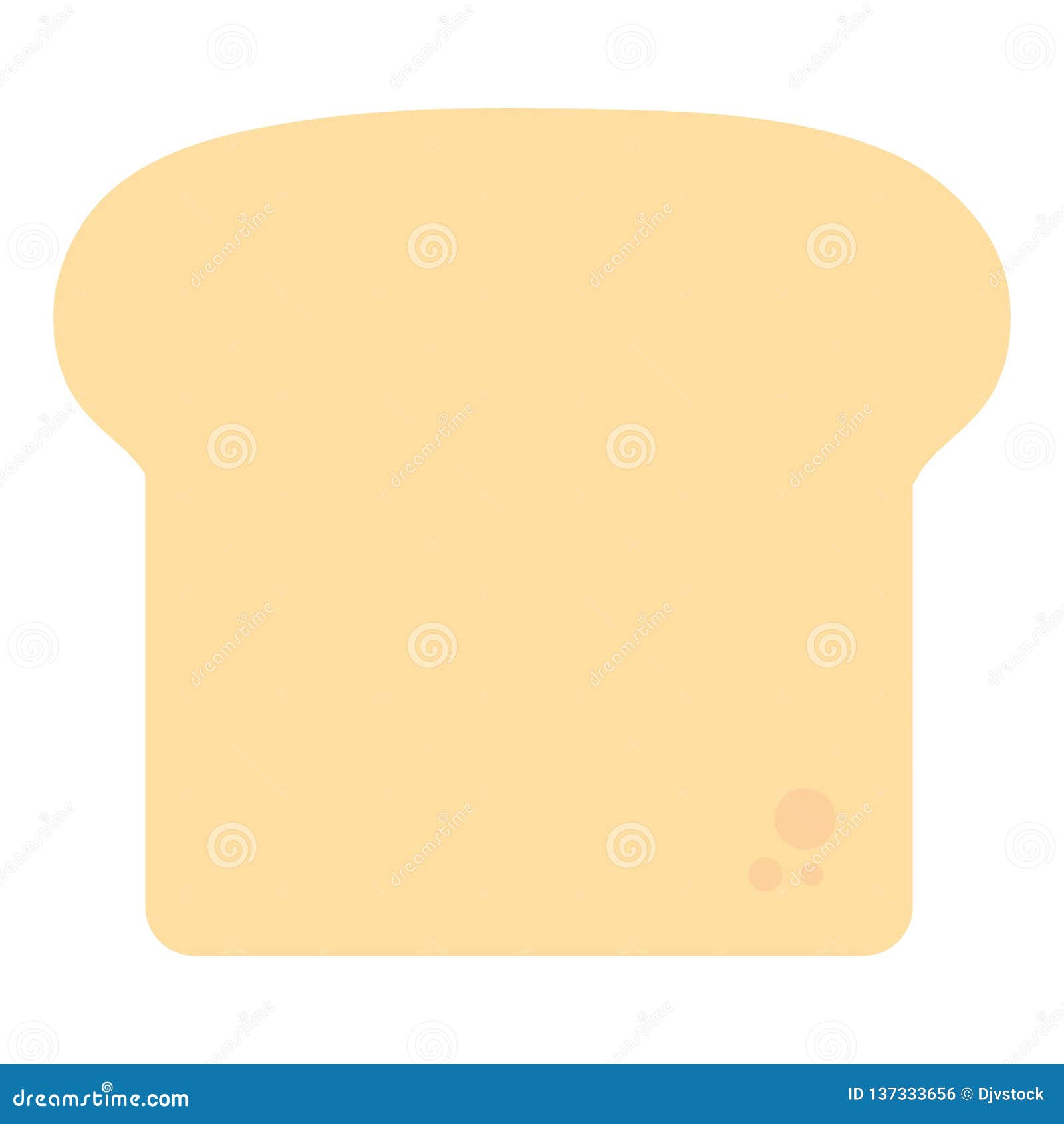 Bread slice design stock vector. Illustration of bread - 137333656