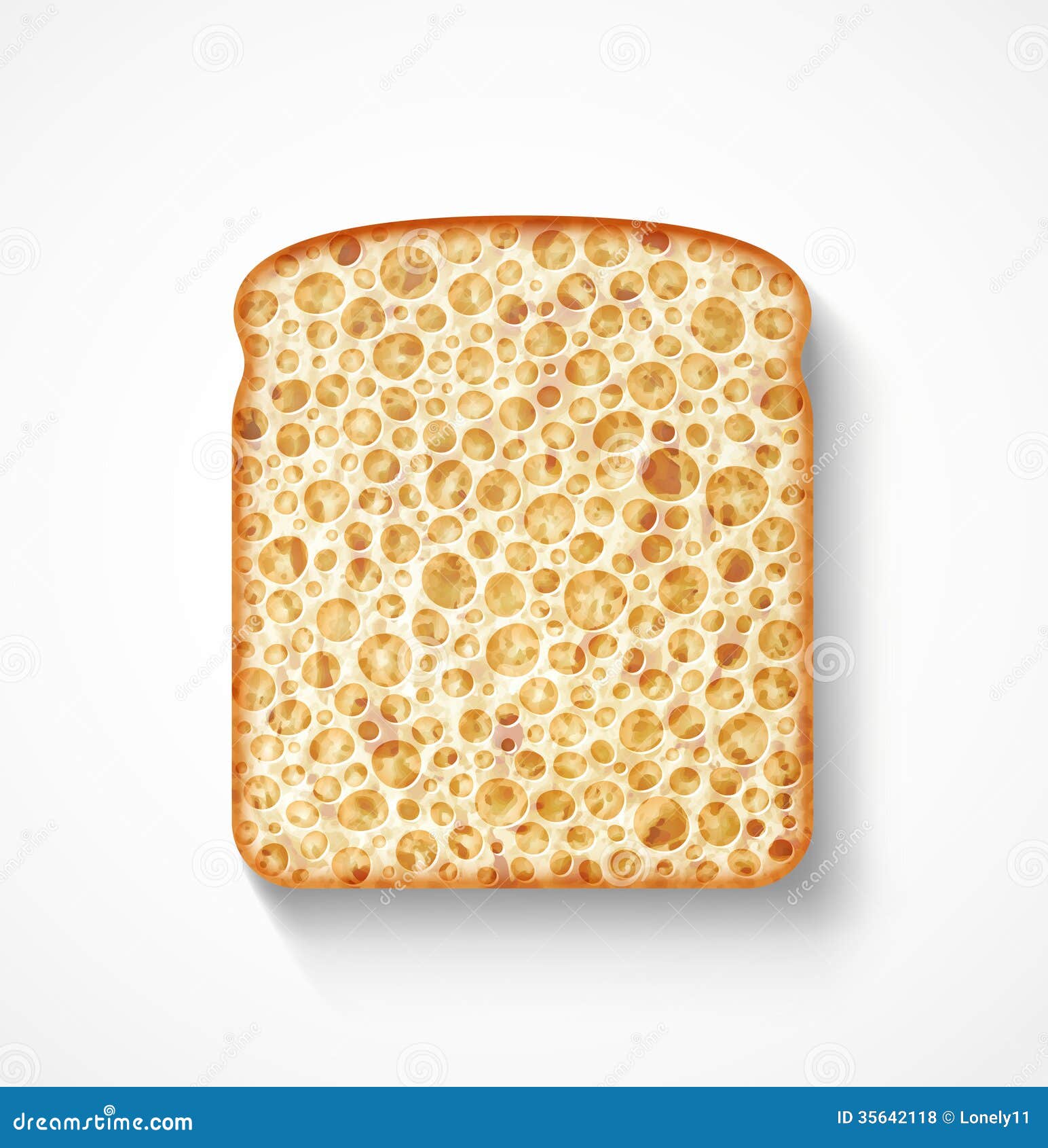 Bread Slice Toast Cartoon Mascot Character Funny Cartoon Set With ...