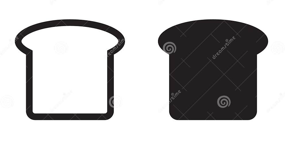 Bread Slice Icon. Bread Slices Icon Stock Vector - Illustration of ...
