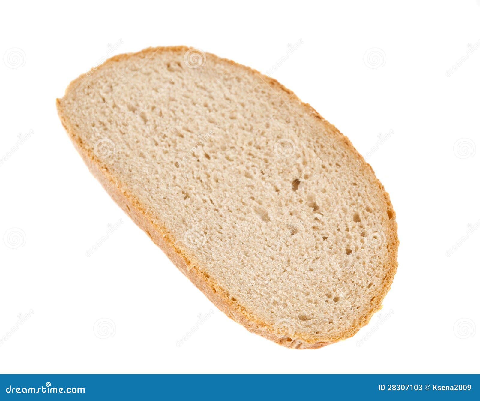 Bread slice isolated stock image. Image of fresh, natural - 28307103