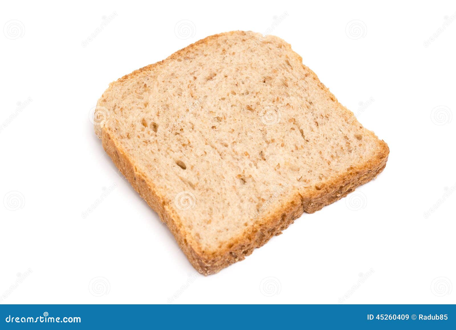 Slice Of Bread On An Old Cutting Board Background Stock Image ...