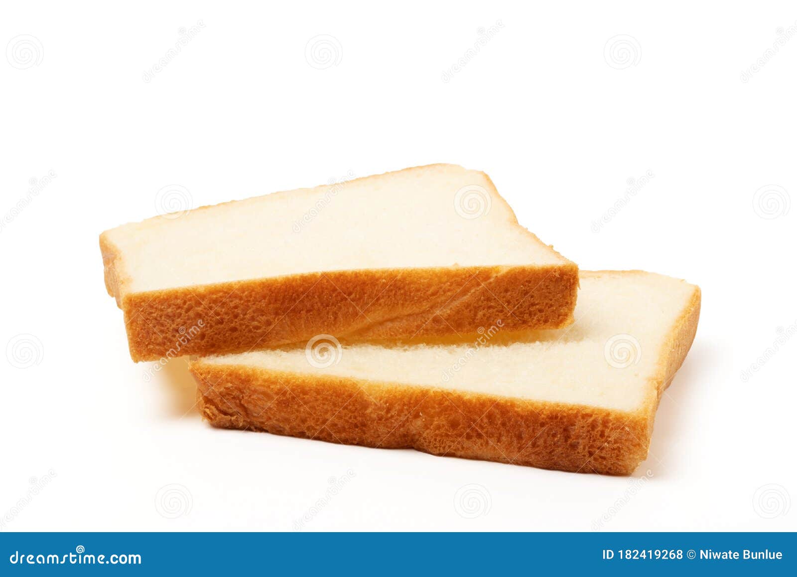 Bread Slice Sheet Isolated on White Stock Photo - Image of toast, bread ...