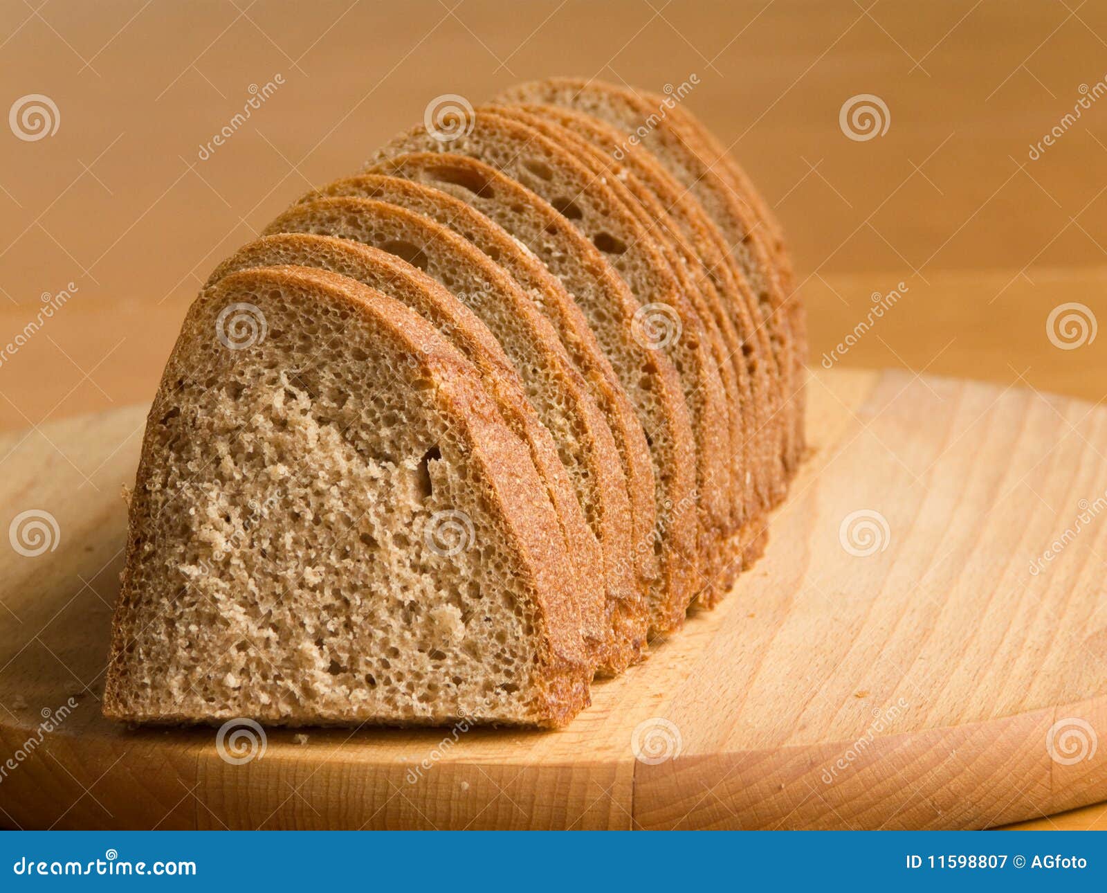 Bread slices stock image. Image of eating, brown, bakery - 11598807