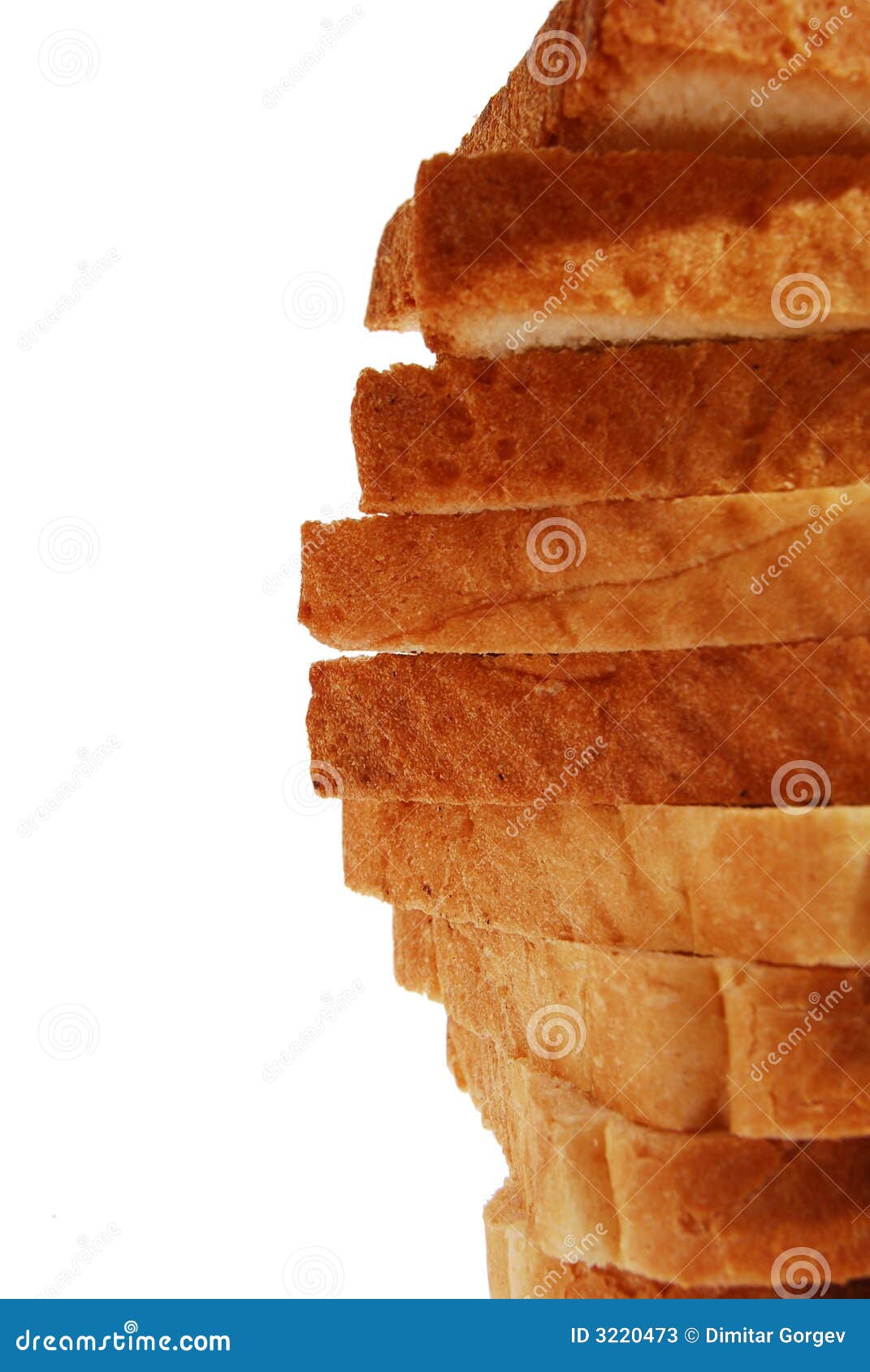 Bread in Slices Crust Close-up Stock Image - Image of closeup, fibres ...