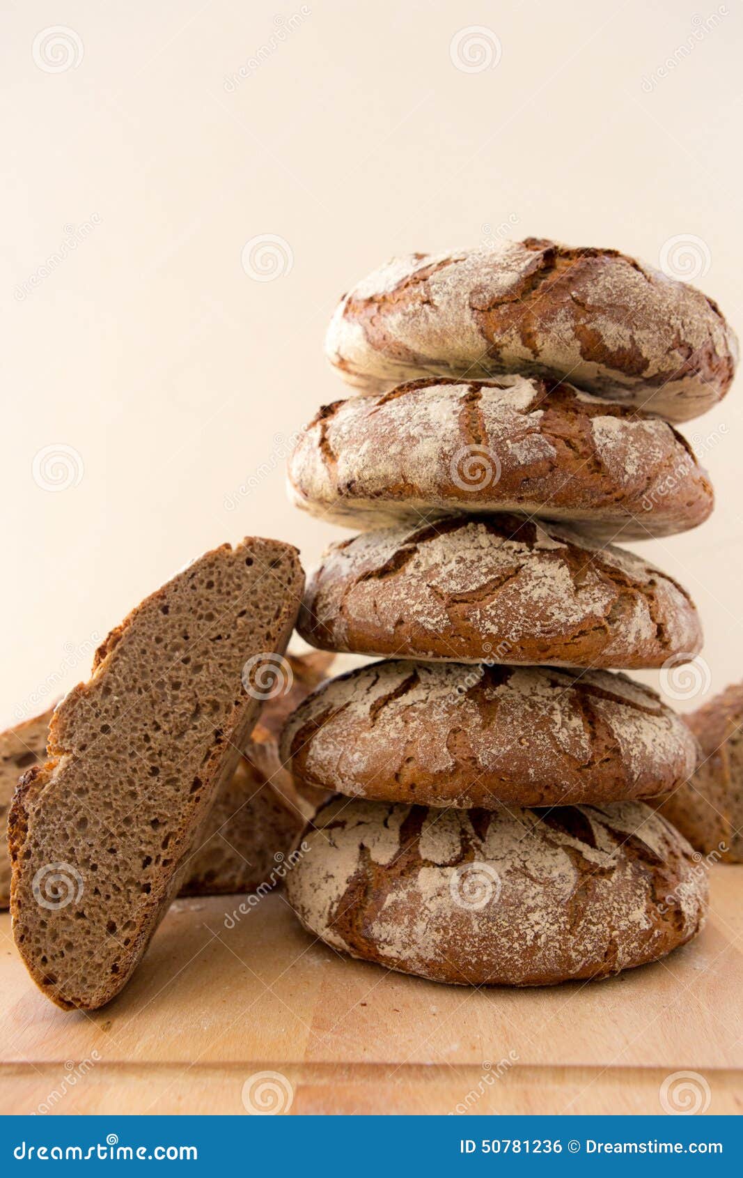 Bread stack stock photo. Image of food, dinner, stack - 50781236