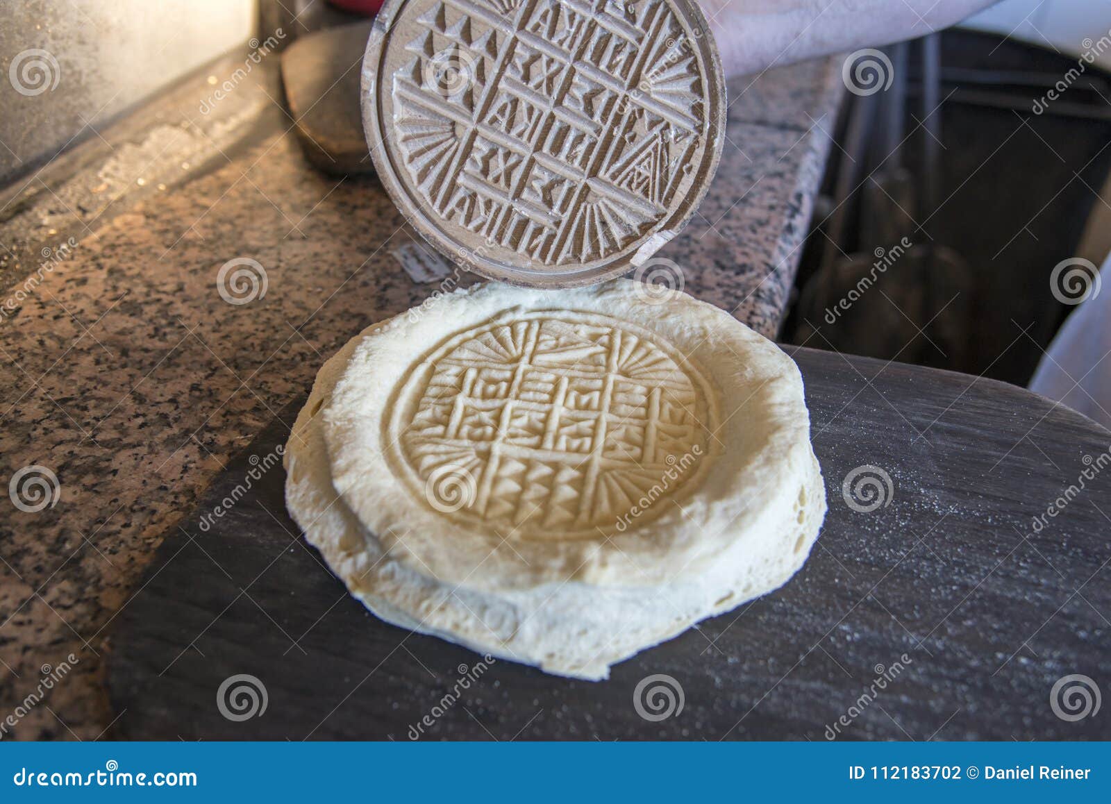 Stamp For Bread With Neolithic Drawings Stock Photo | CartoonDealer.com ...