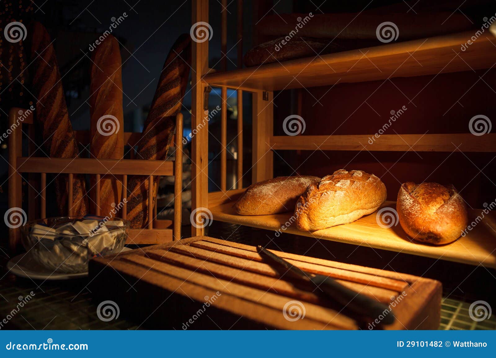 Bread station stock photo. Image of warm, sandwich, retro - 29101482