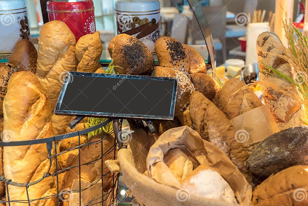 Bread station stock photo. Image of organic, meal, hotel - 75655556