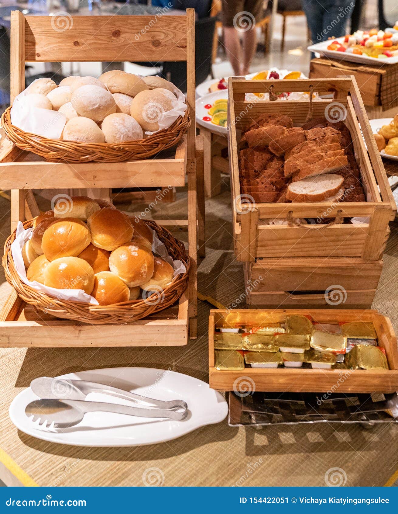 Bread Station stock image. Image of dark, health, fresh - 154422051