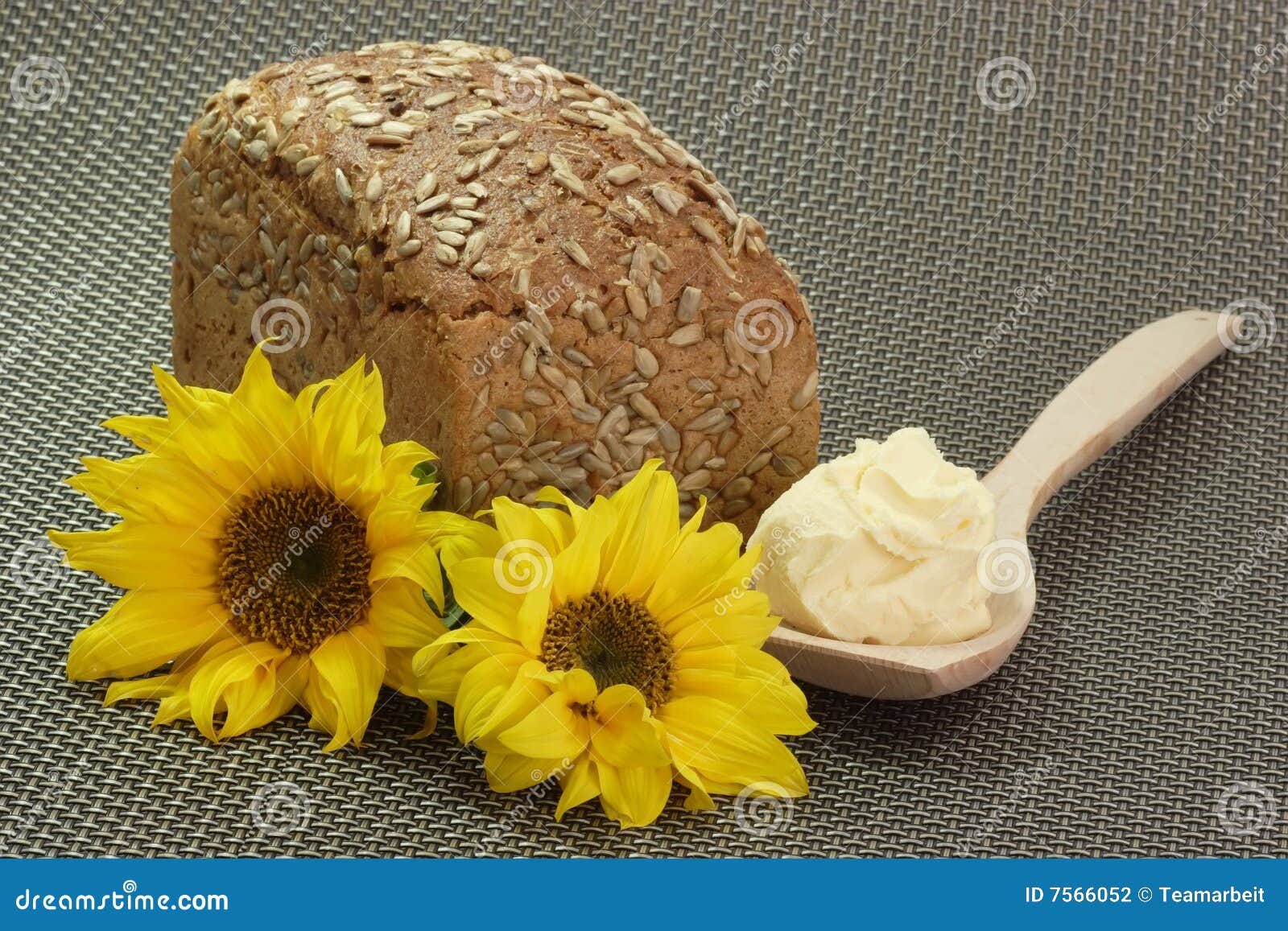 Bread with Sunflower Oleo stock photo. Image of sunflowers - 7566052