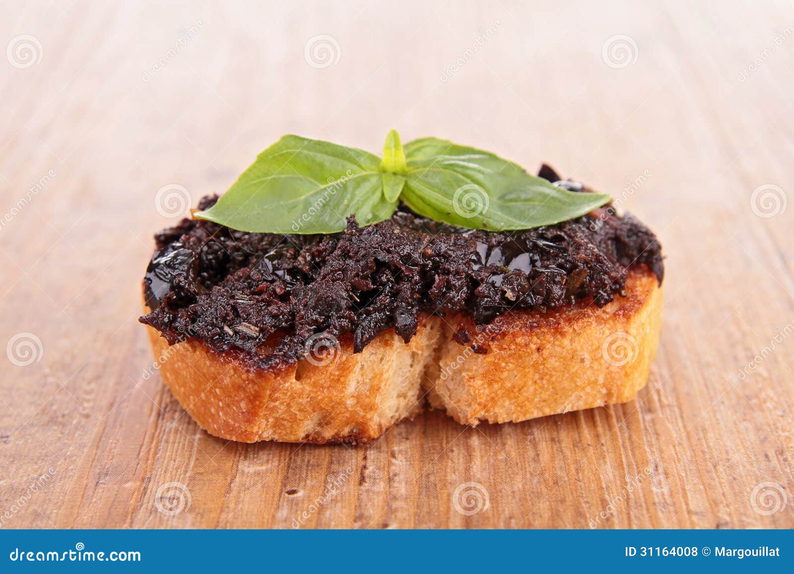 Bread and tapenade stock photo. Image of recipe, snack - 31164008