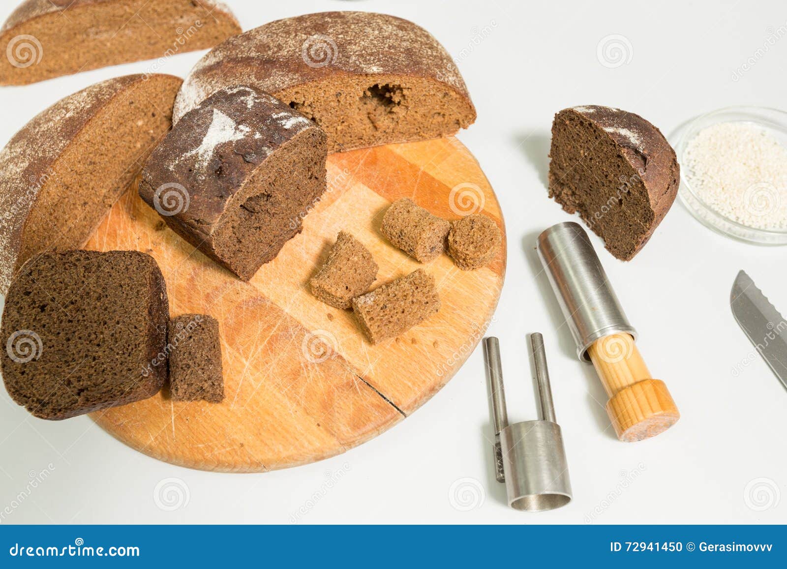 Bread Tests in a Laboratory Stock Photo - Image of biology, experiment ...