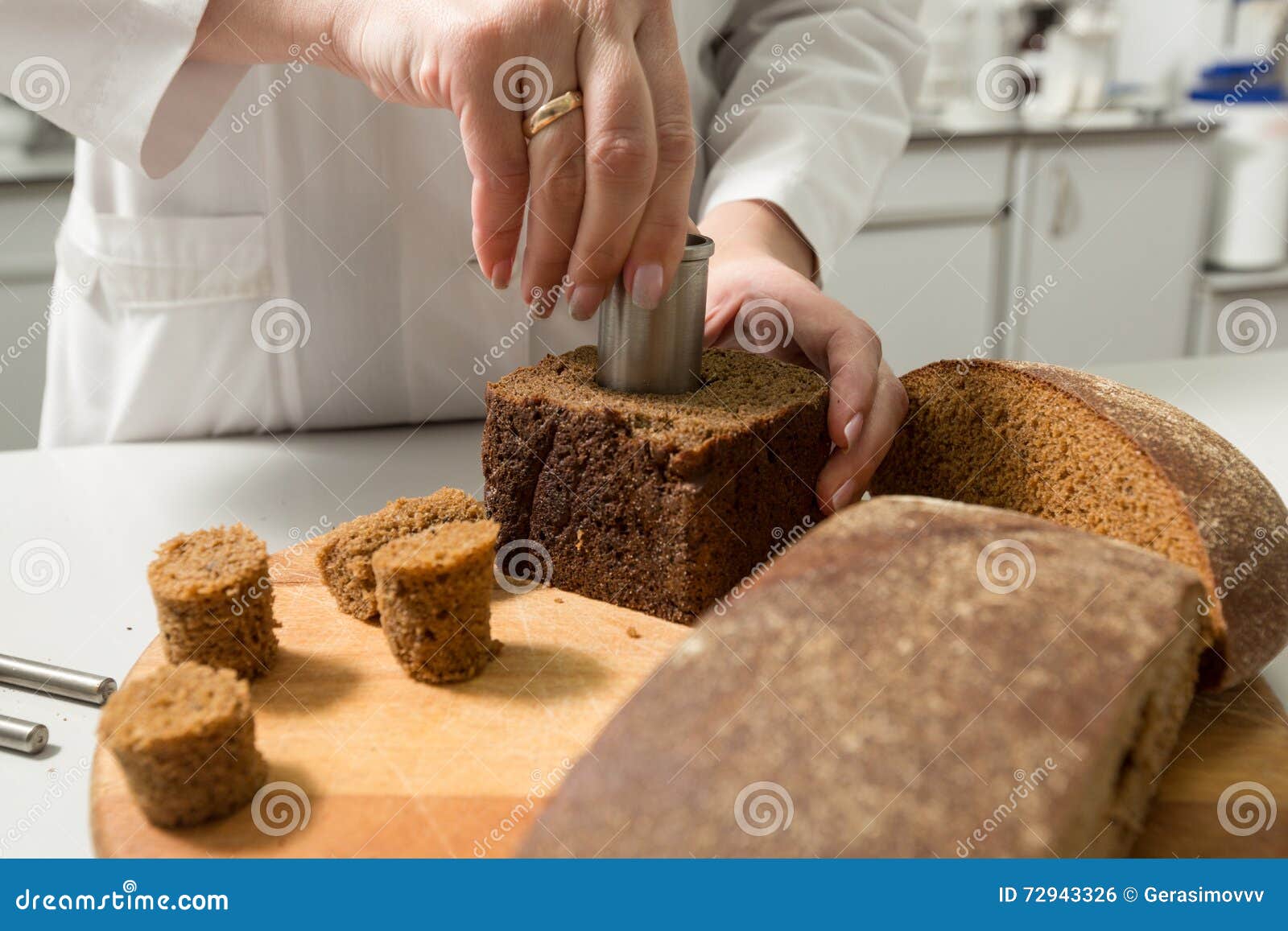 Bread Tests in a Laboratory Stock Photo - Image of technology, biology ...