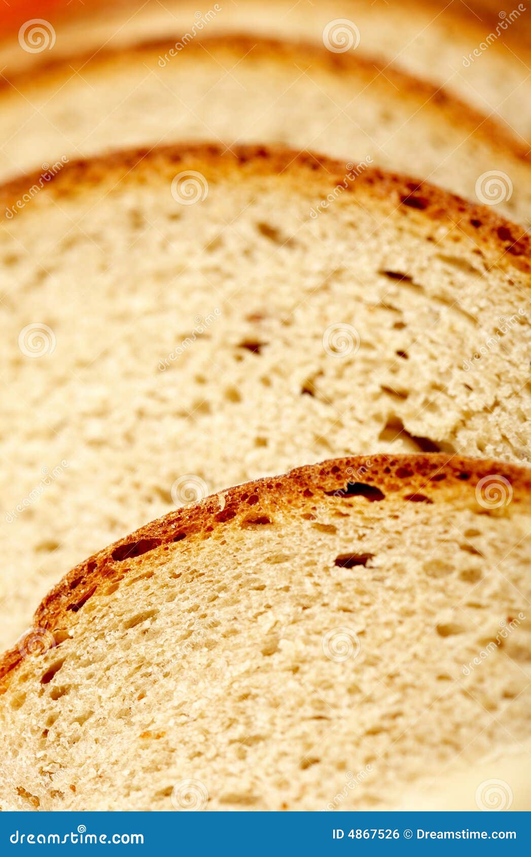Bread texture stock photo. Image of food, slice, sliced - 4867526