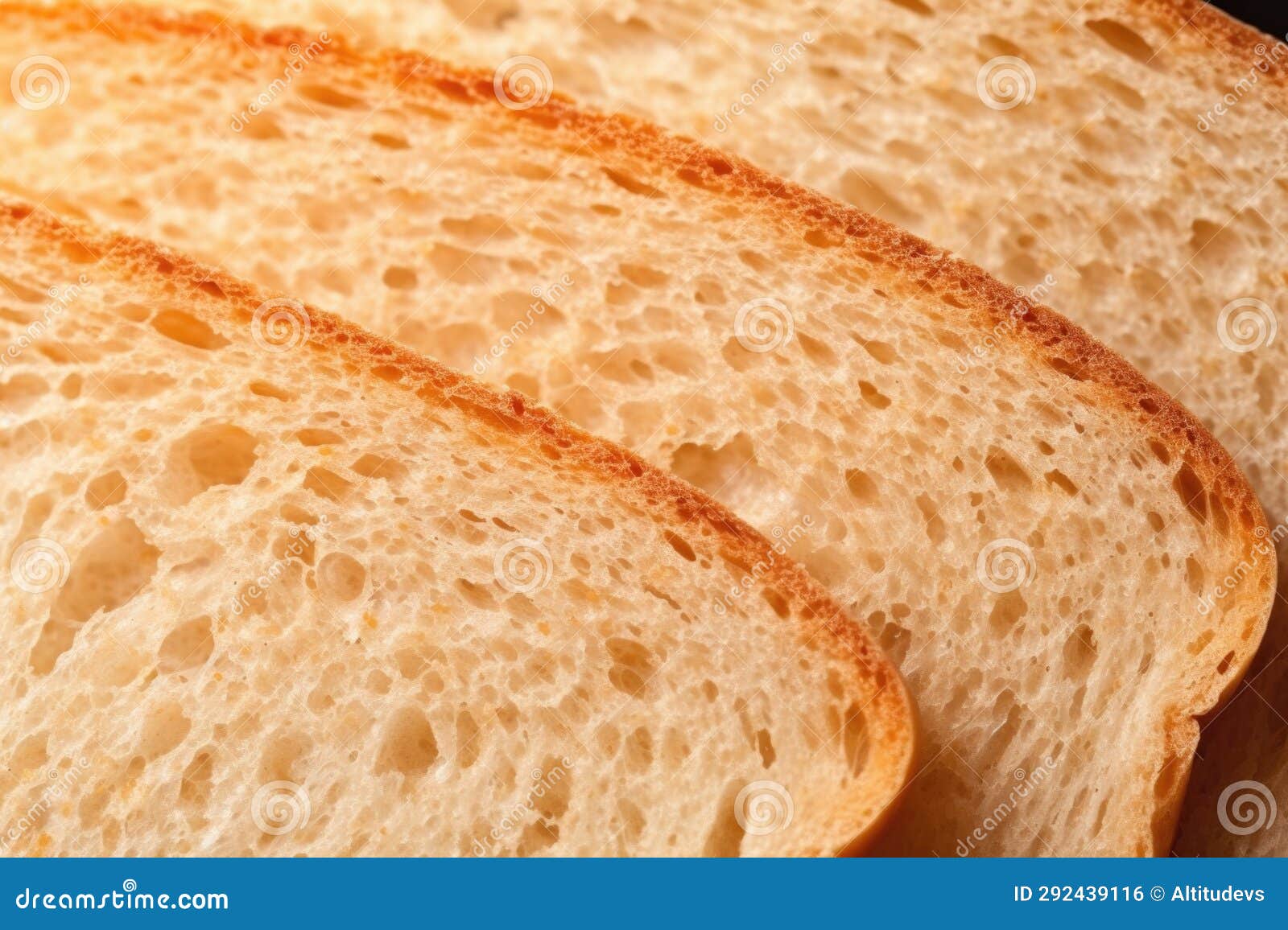 Bread Texture Close-up after Sandwich Has Been Pressed Stock ...