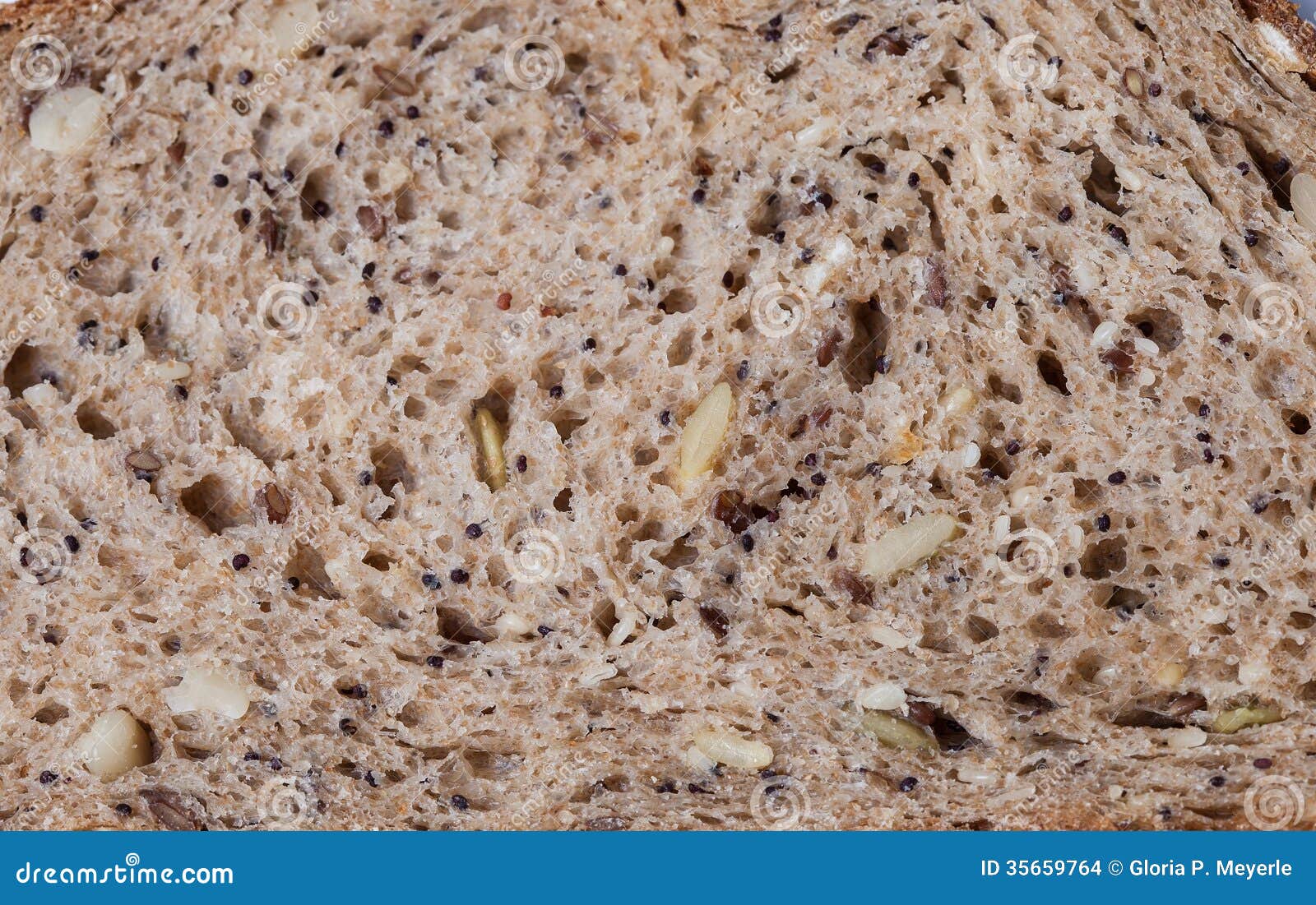 Bread Texture stock photo. Image of wheat, seven, grainy - 35659764