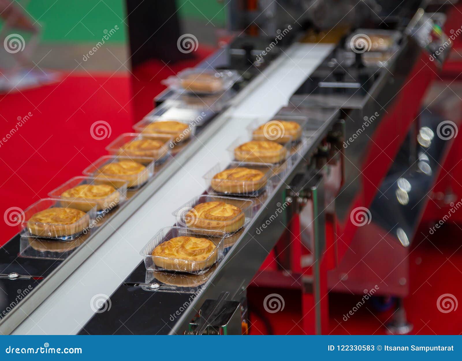 Bread/toast/bun Packing Machine Stock Image - Image of equipment ...