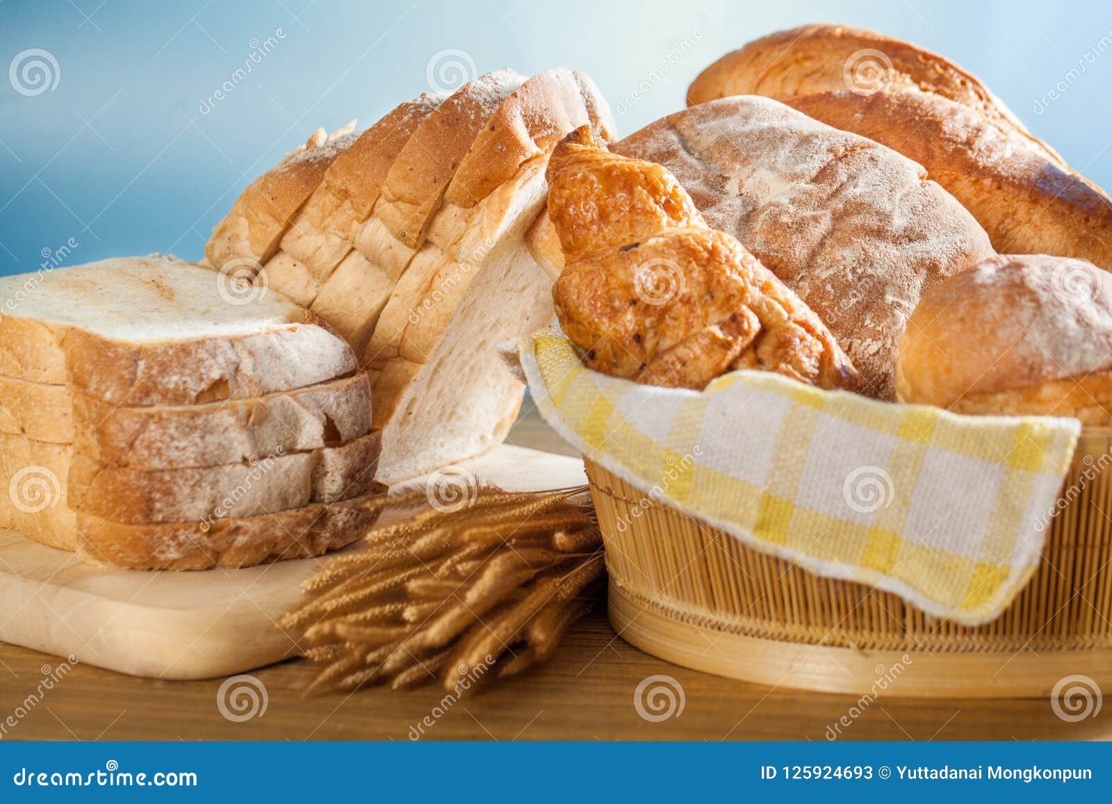 Bread and toast stock image. Image of healthy, tost - 125924693