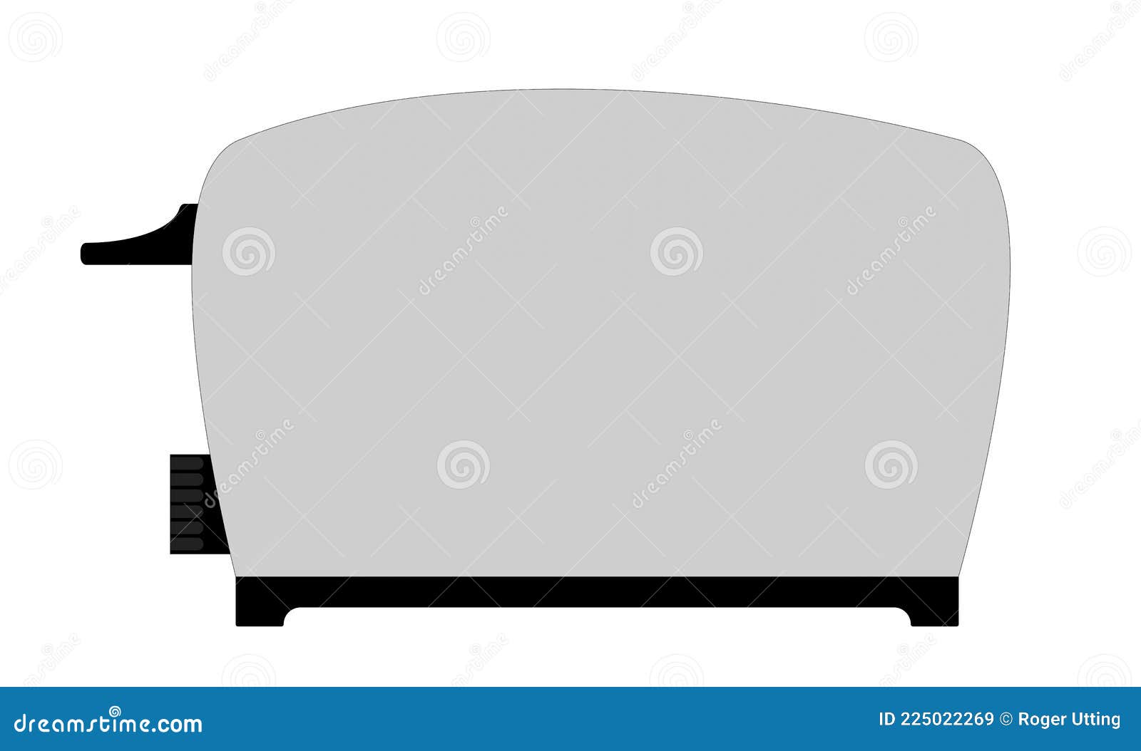 A bread toaster stock illustration. Illustration of symbol - 225022269
