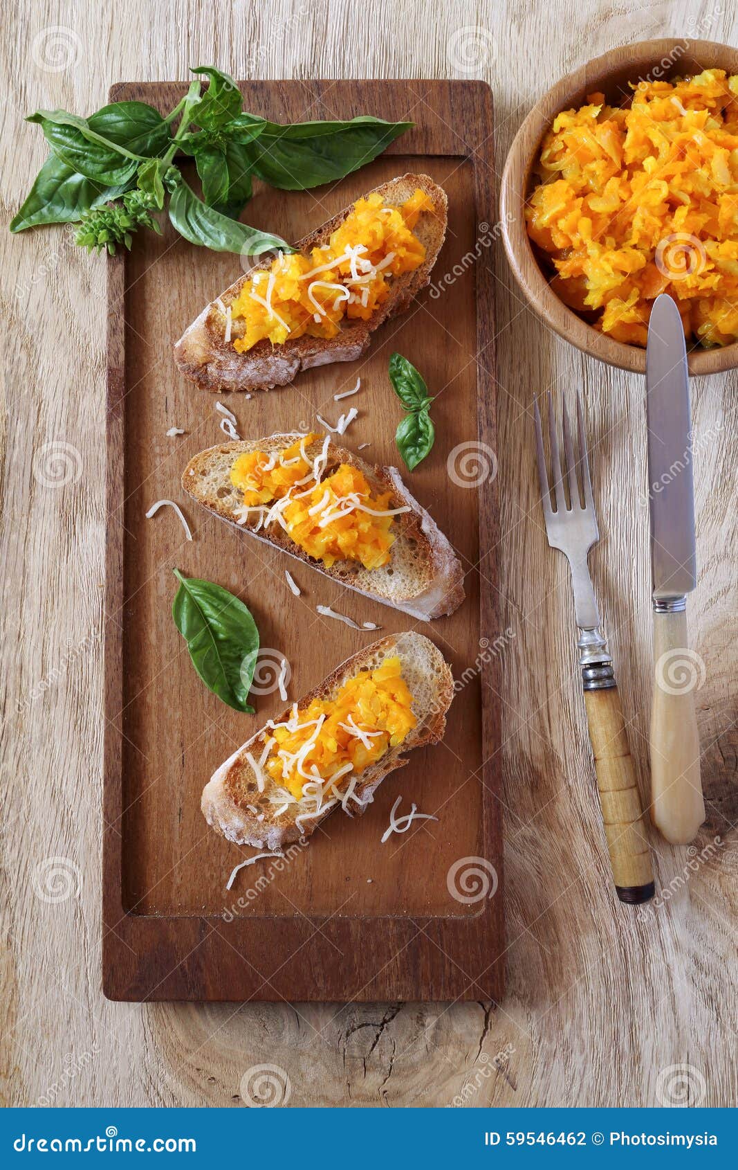 Bread Topped with Carrots and Grated Cheese Stock Photo - Image of food ...