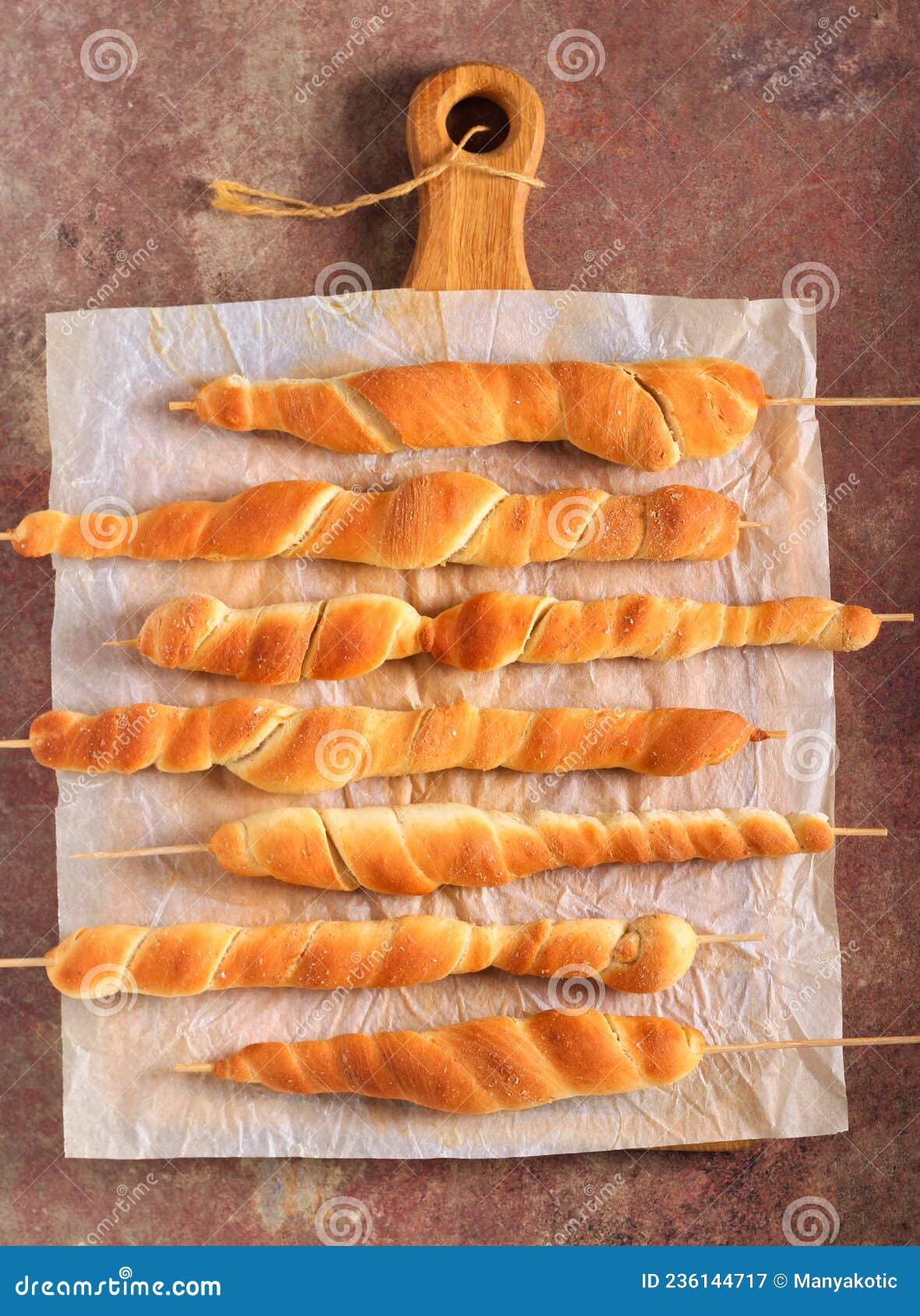 Bread twist sticks stock image. Image of dessert, bake - 236144717