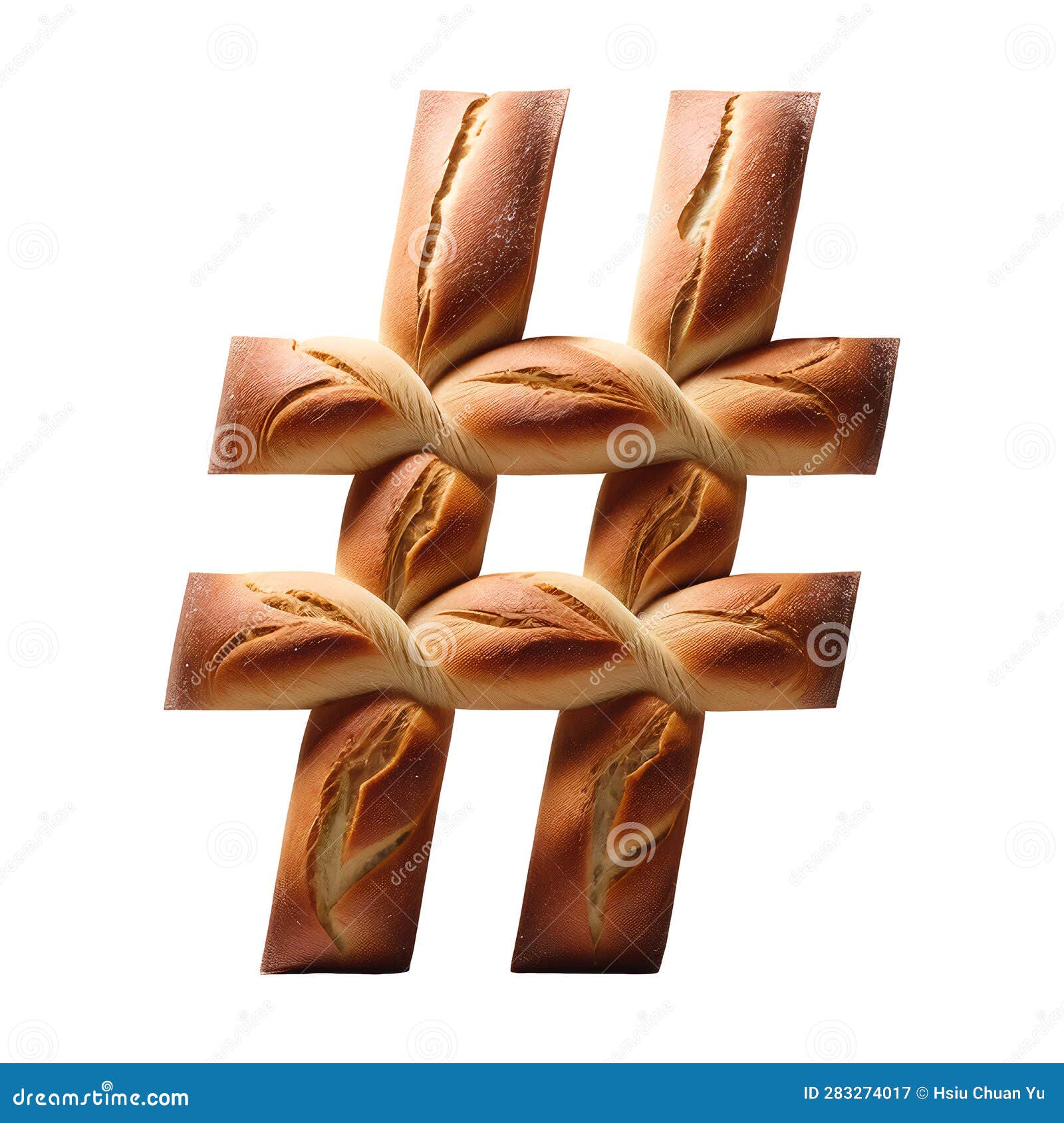 Bread Typography Text Design Hash Tag Stock Image - Illustration of ...