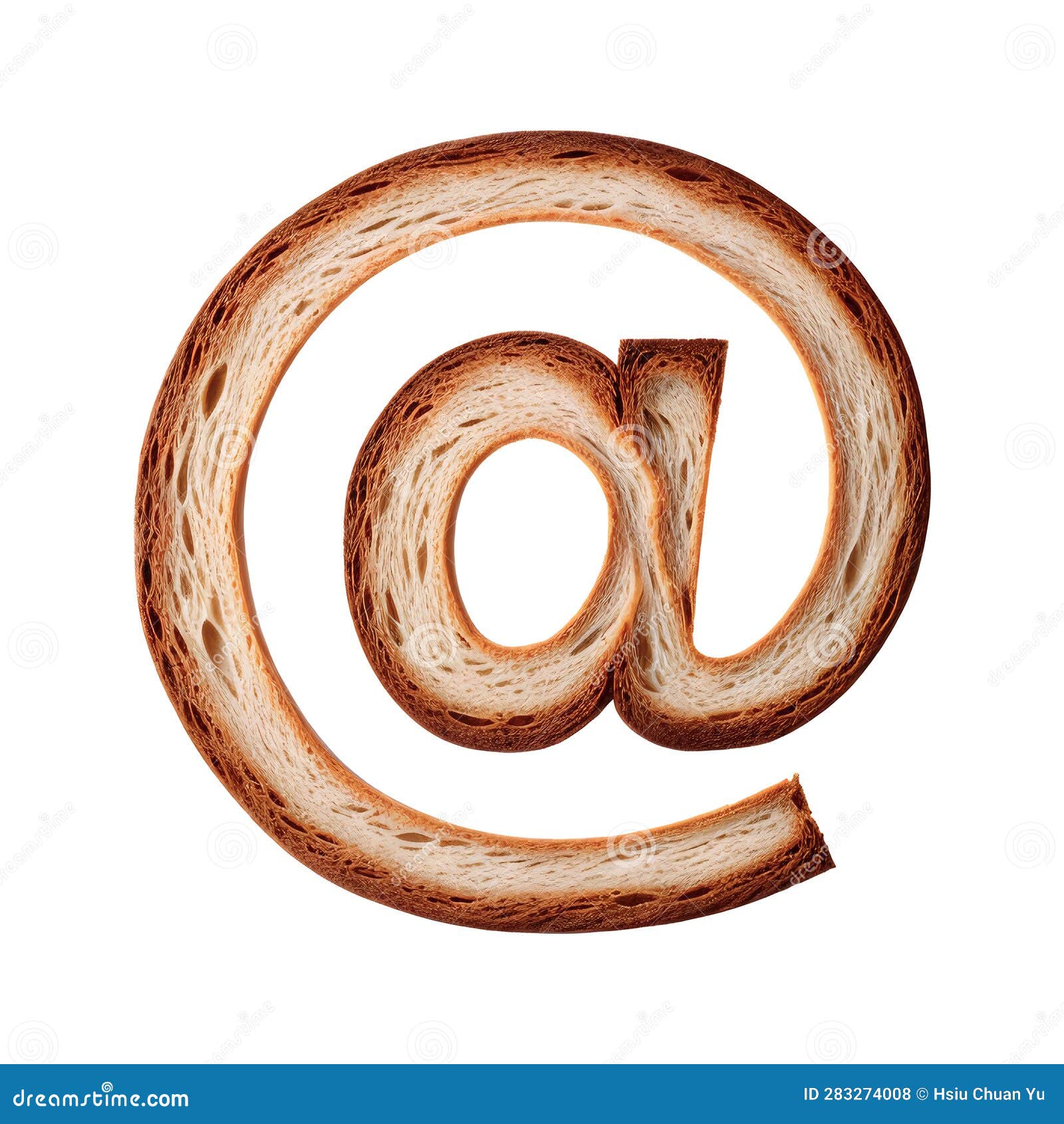 Bread Typography Text Design at Sign Stock Photo - Illustration of ...