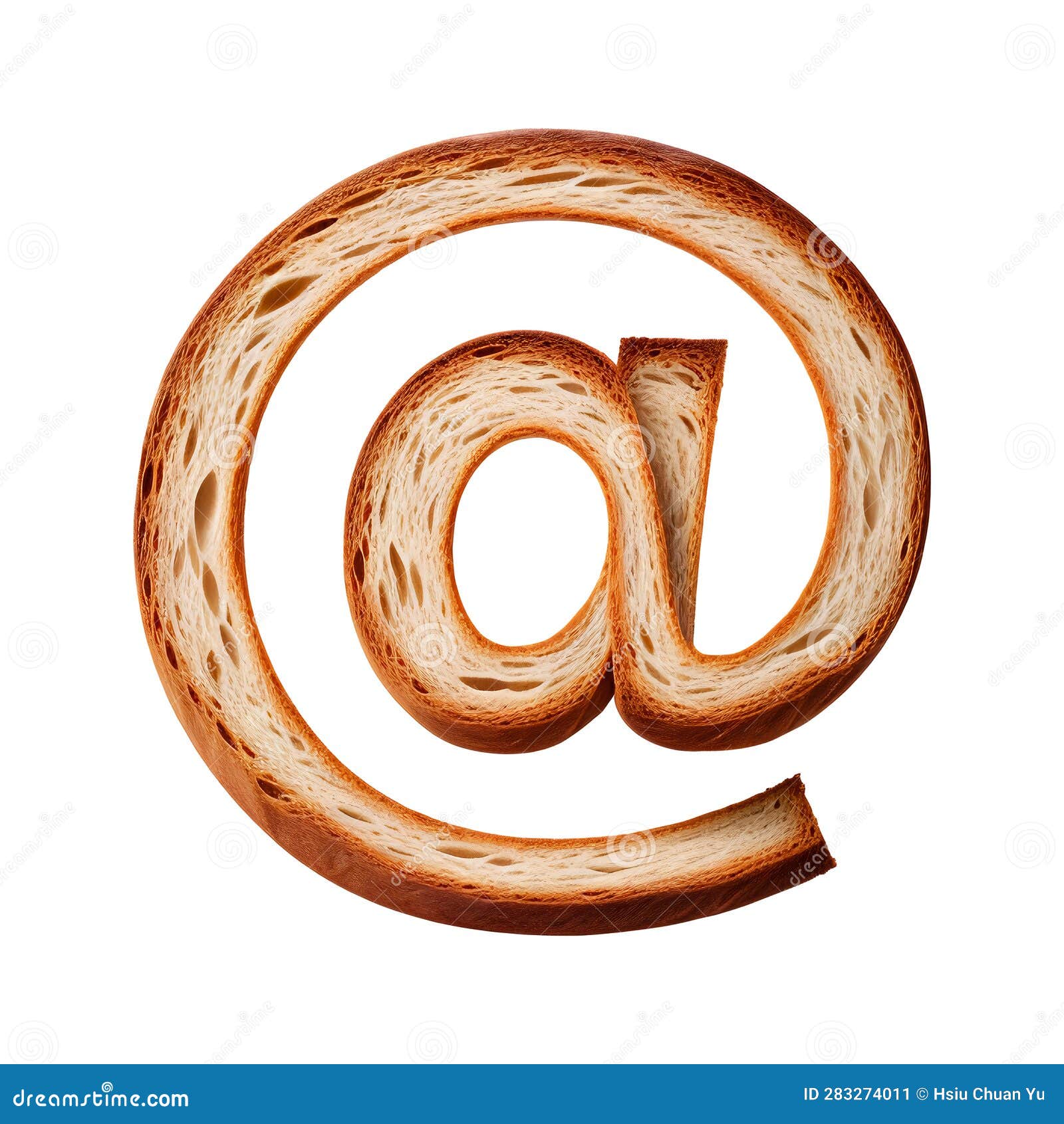 Bread Typography Text Design at Sign Stock Image - Illustration of font ...