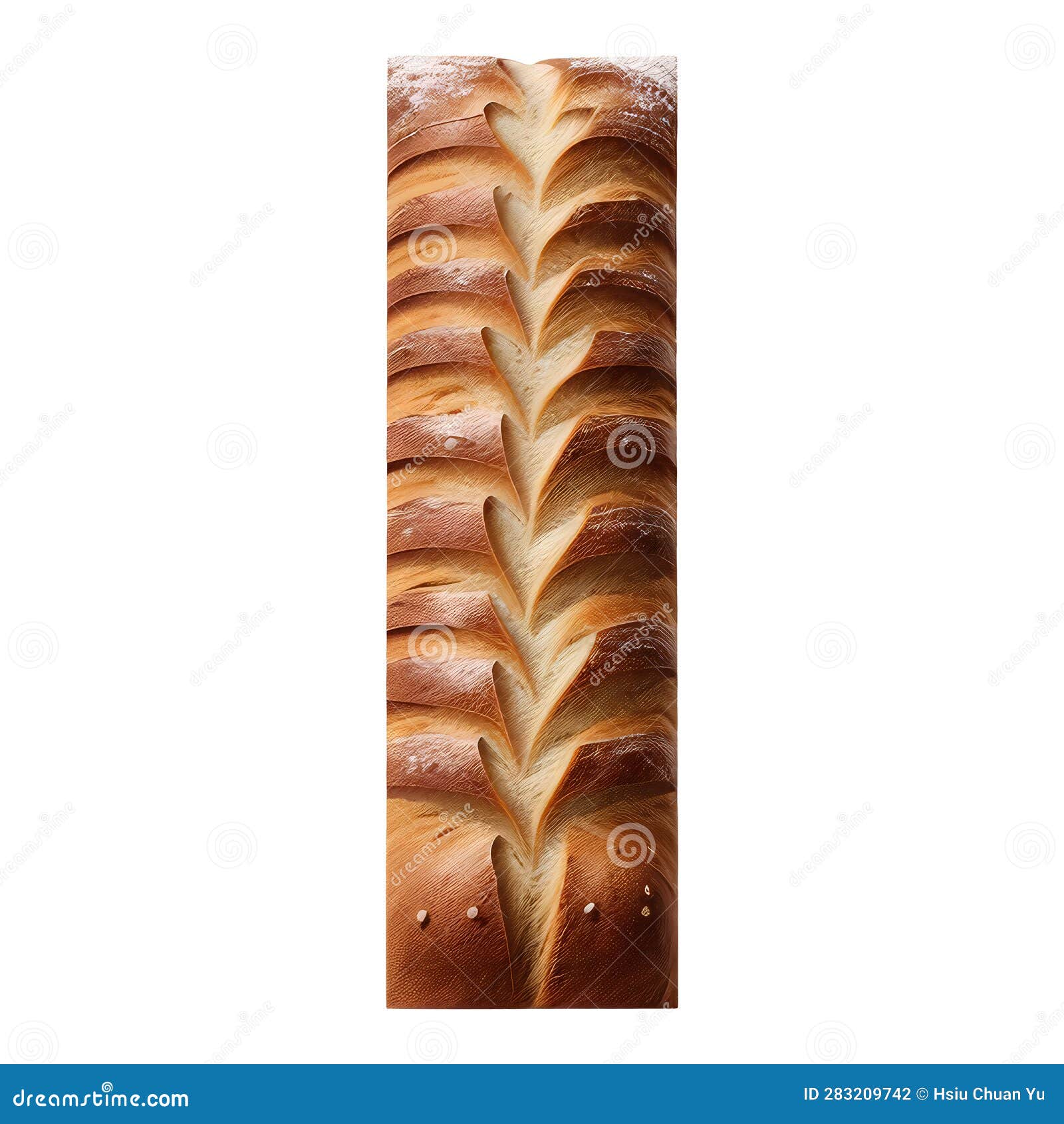 Bread Typography Text Design Uppercase Alphabet I Stock Photo - Image ...