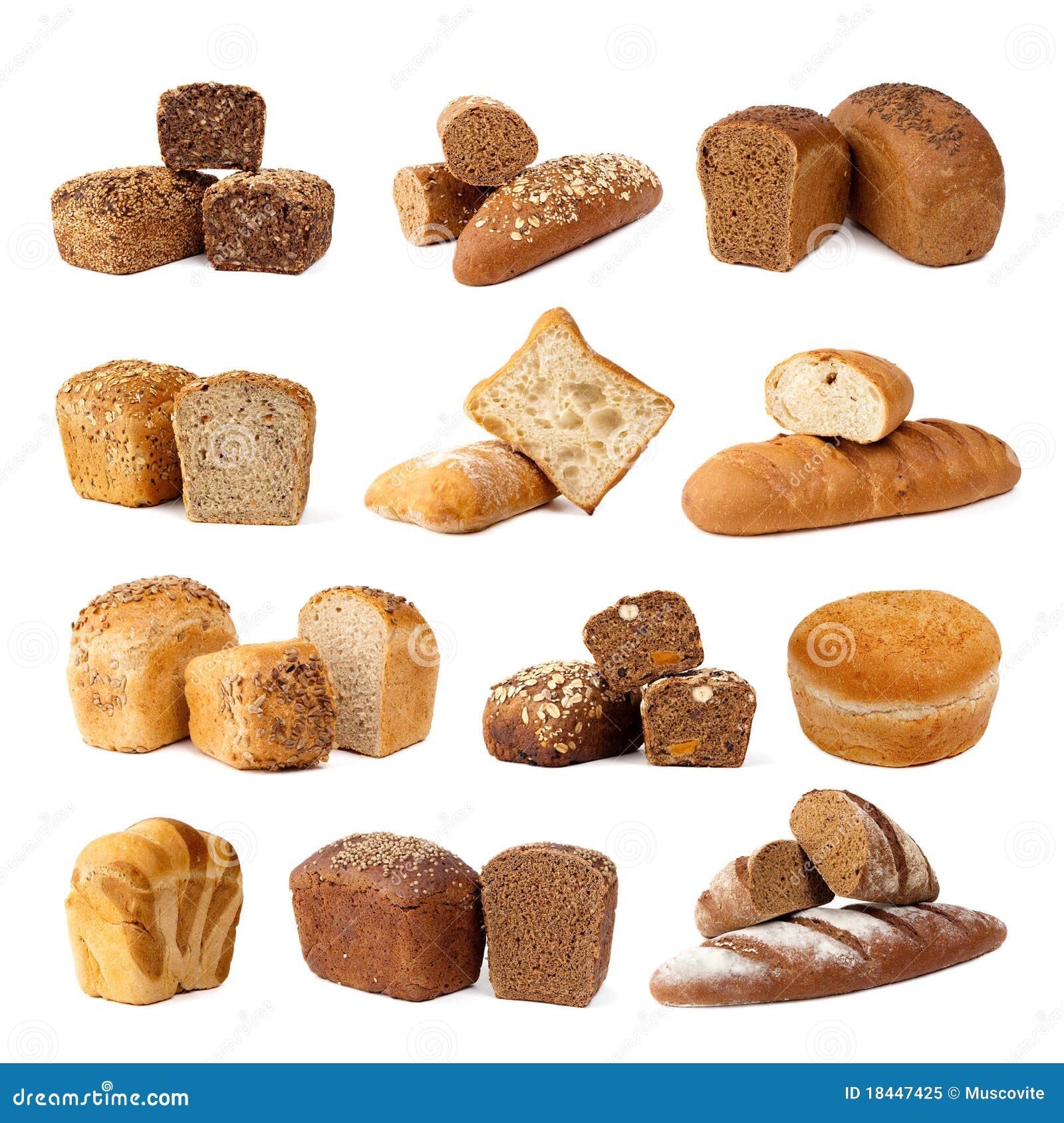 Bread variety stock image. Image of coriander, assortent - 18447425