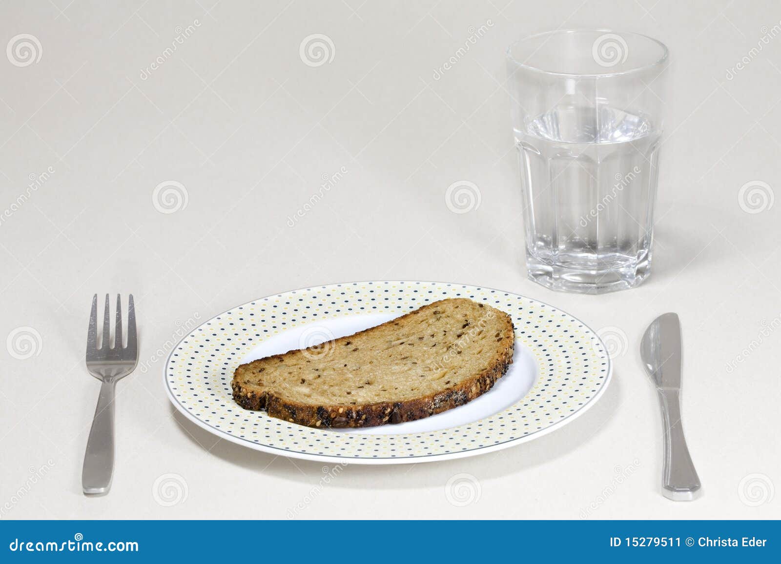 Bread and water stock image. Image of food, bread, grey - 15279511