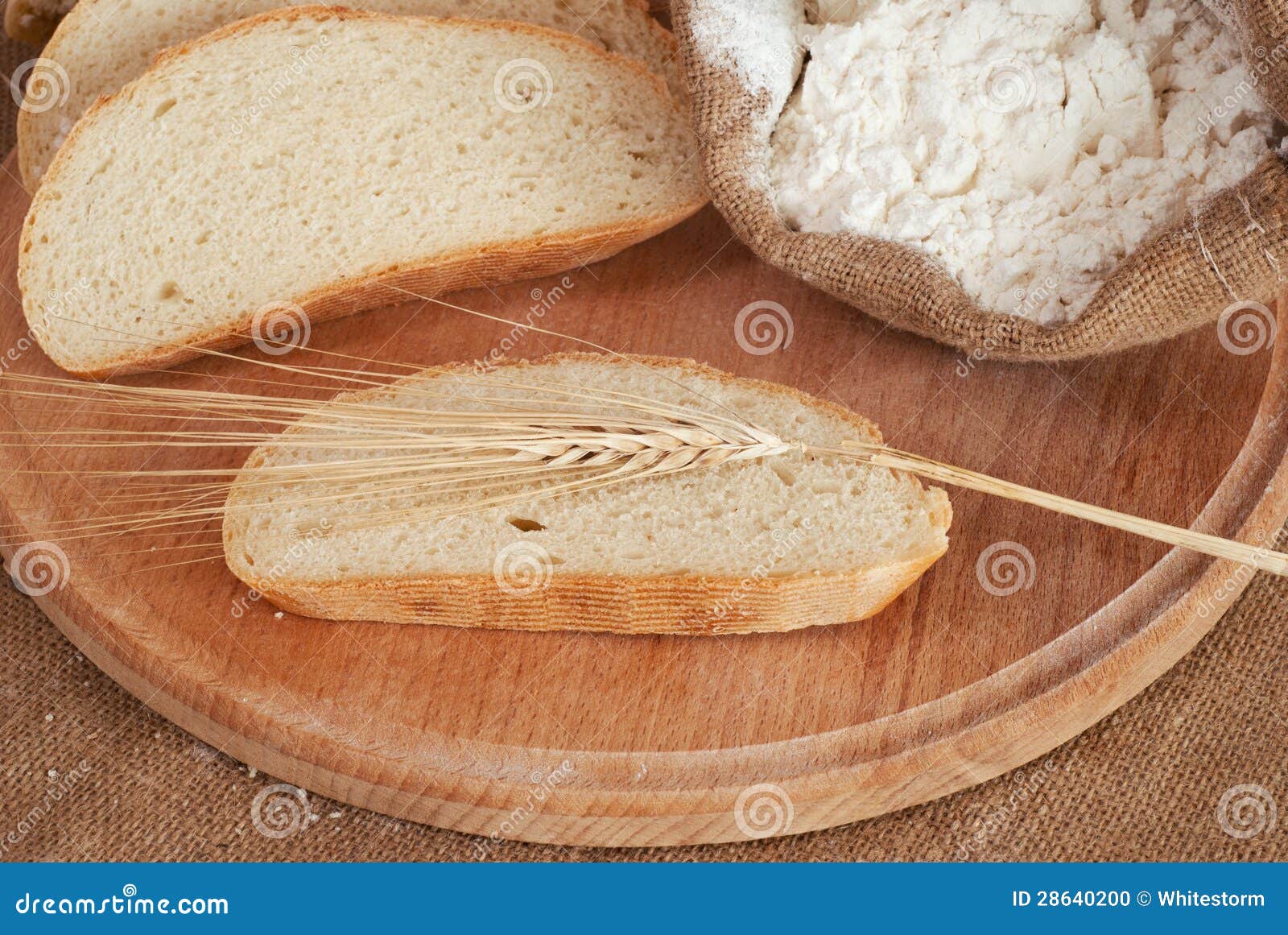 Bread & weat stock photo. Image of white, meal, healthy - 28640200