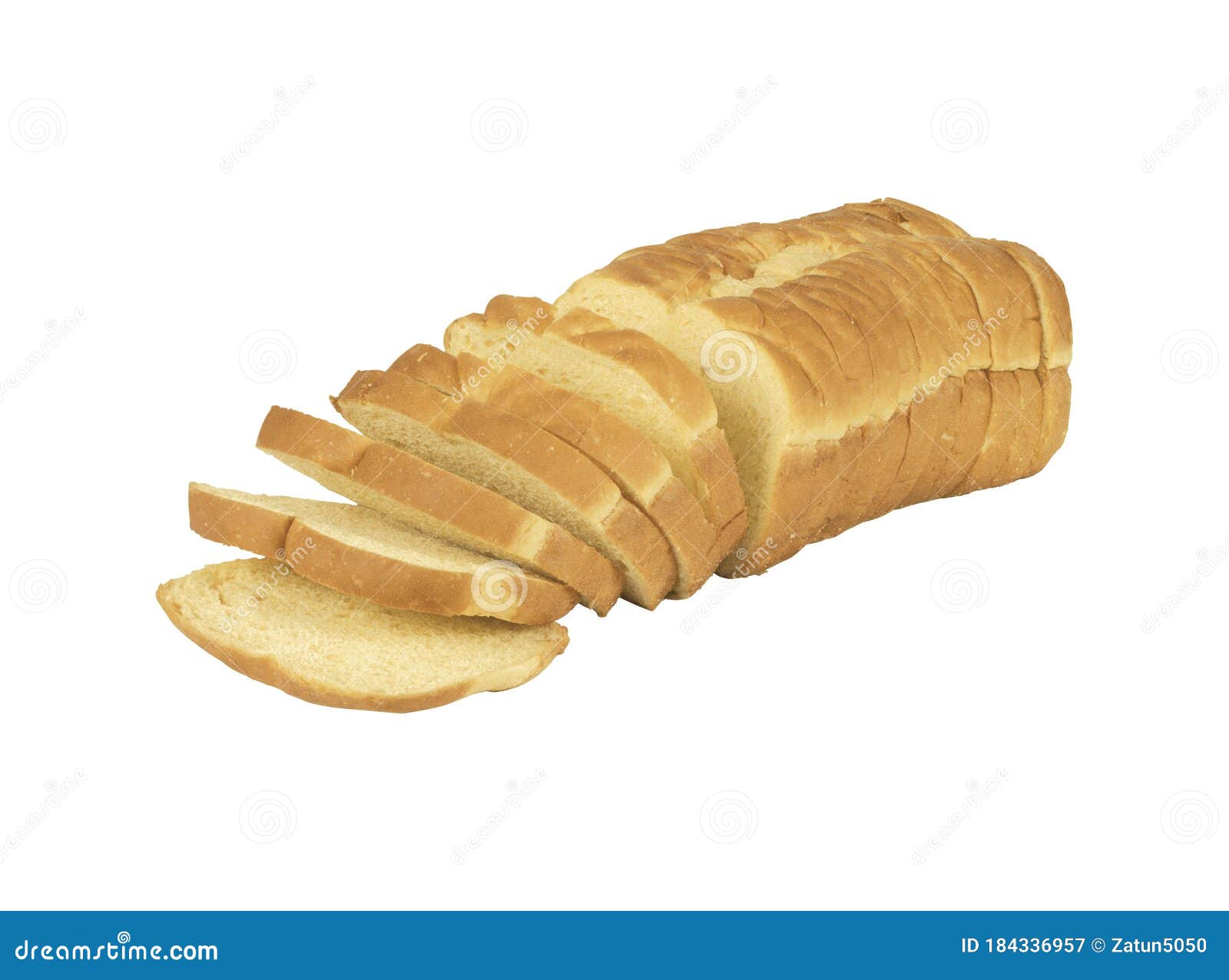 Bread Wheat on White Background, Bakery Item Stock Image - Image of ...