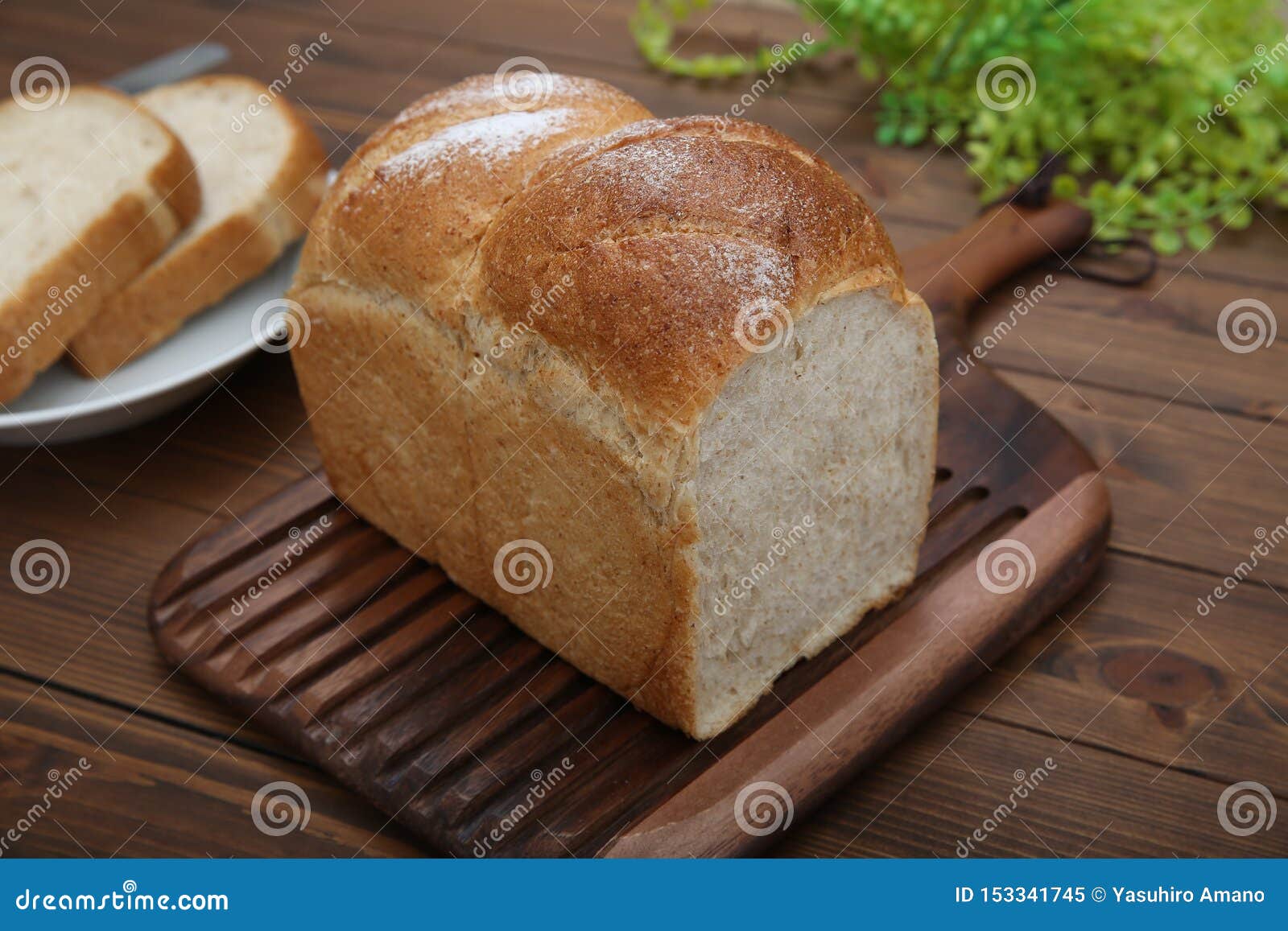 The Bread Which I Baked with a Big Rectangular Box-shaped Model Stock ...