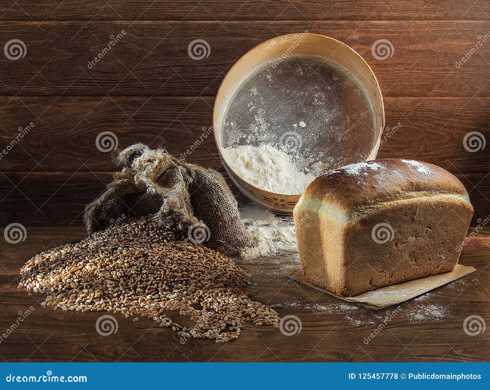 Bread, Whole Grain, Still Life Photography, Rye Bread Picture. Image ...