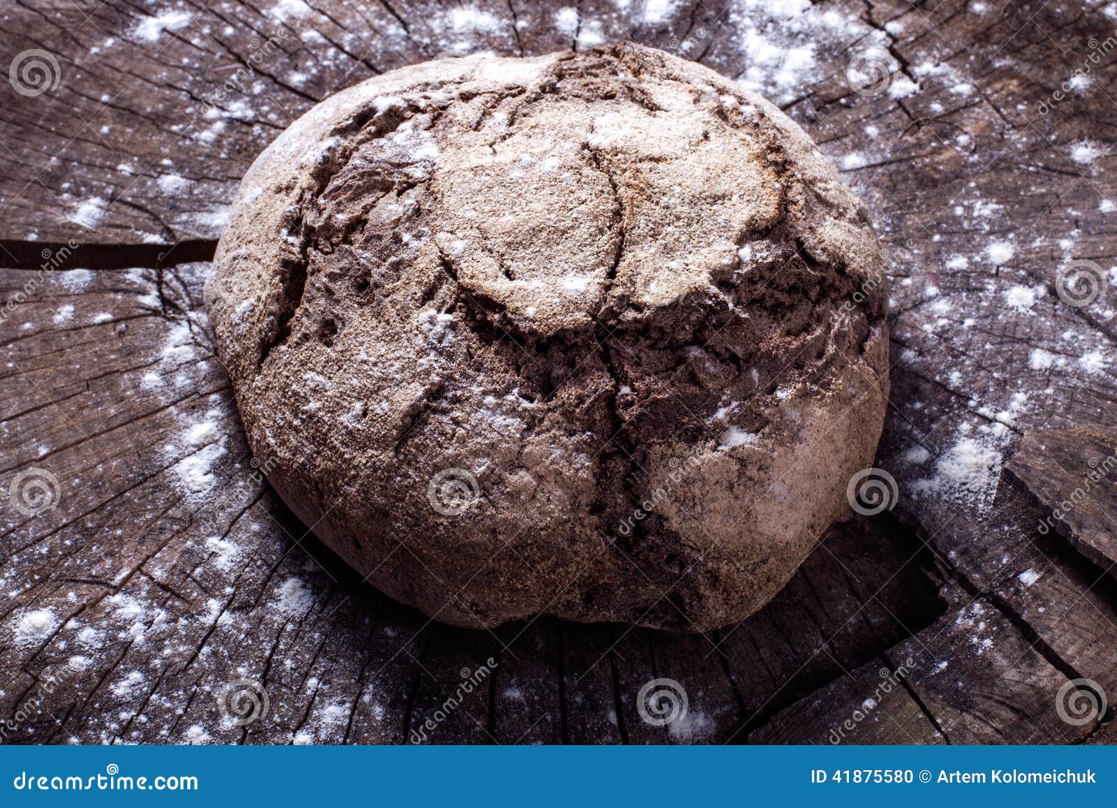 Bread on the wood stock photo. Image of grains, brown - 41875580