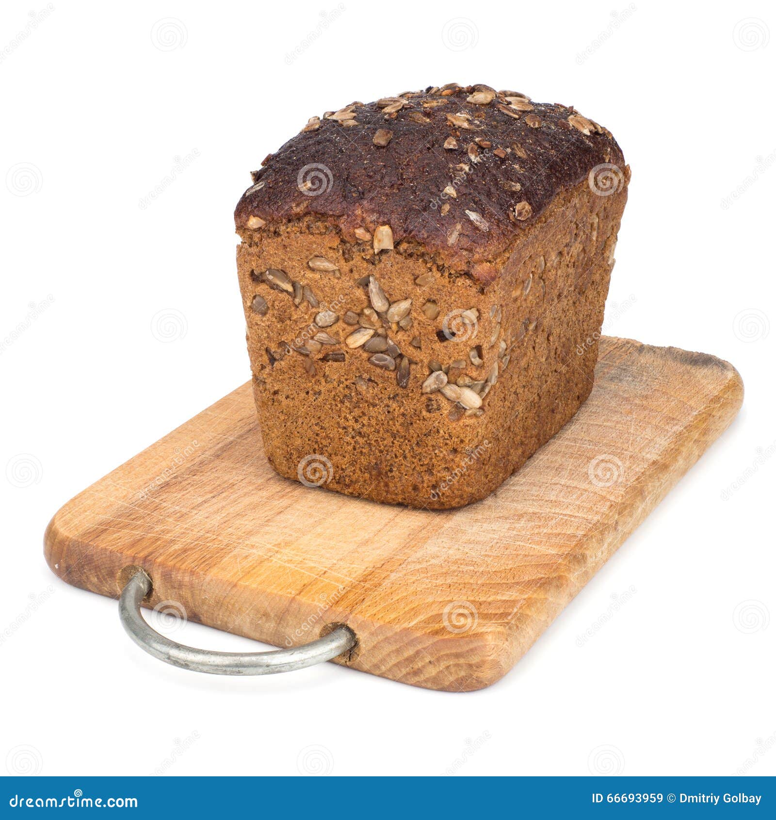 Bread on the wooden board stock image. Image of cutting - 66693959