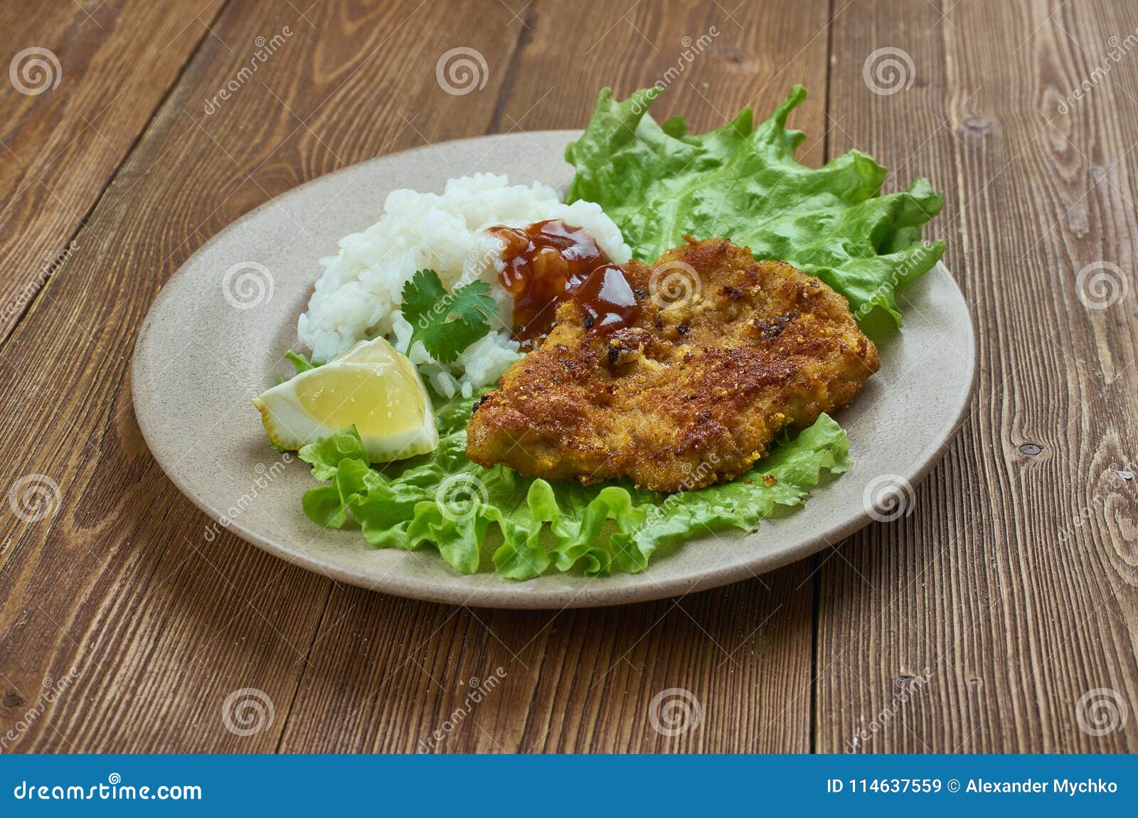 Breaded Beef Steak stock image. Image of deep, meal - 114637559