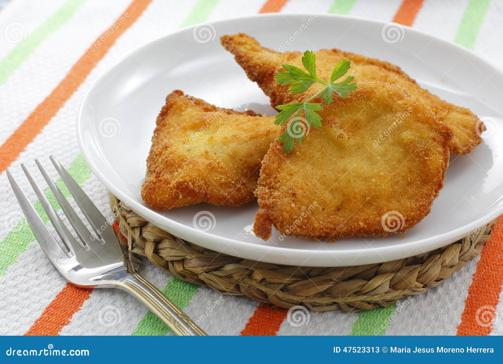 Breaded Chicken Breasts stock image. Image of cook, digestion - 47523313