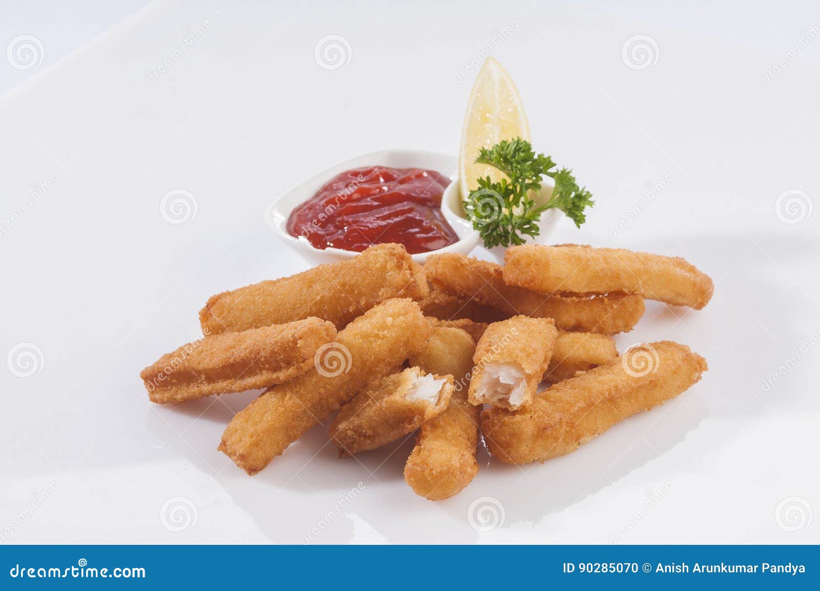 Breaded chicken nuggets stock photo. Image of healthy - 90285070