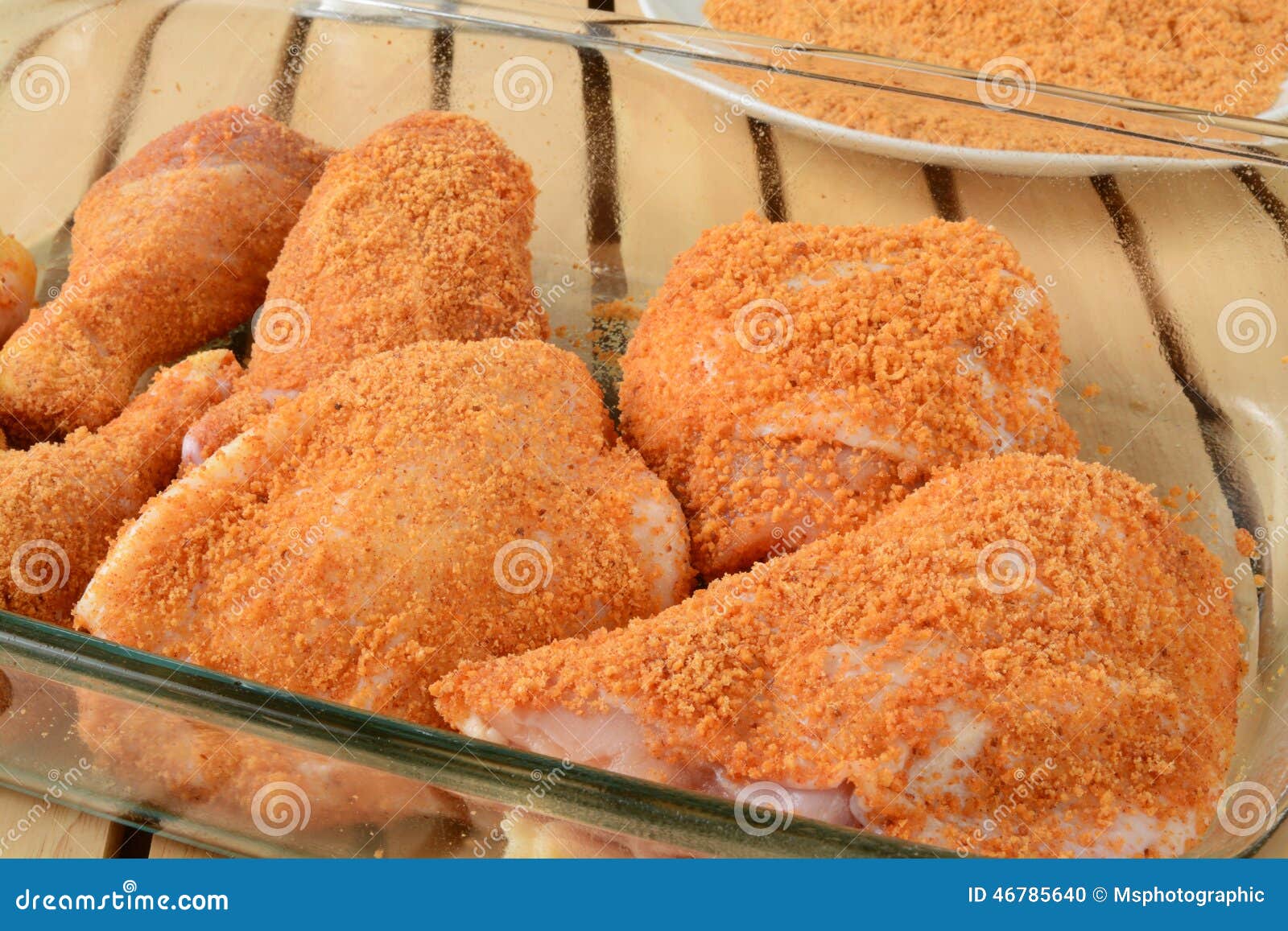 Breaded chicken stock photo. Image of drumsticks, flour - 46785640