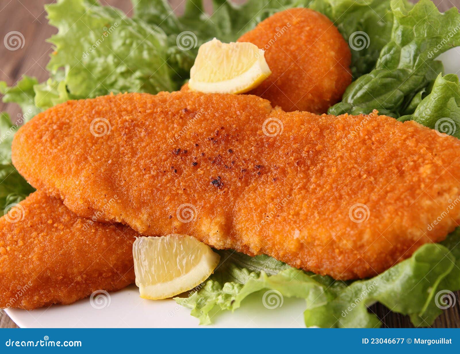 Breaded fish stock image. Image of restaurant, diet, culinary - 23046677