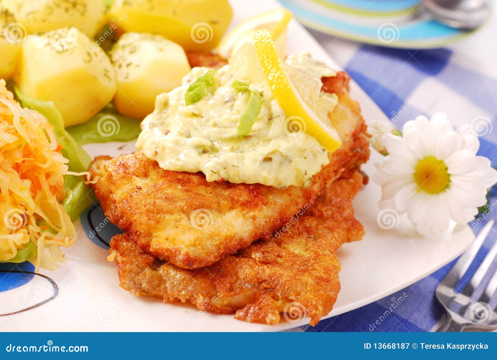 Breaded Cod Fish Cakes Stock Photo | CartoonDealer.com #38079222